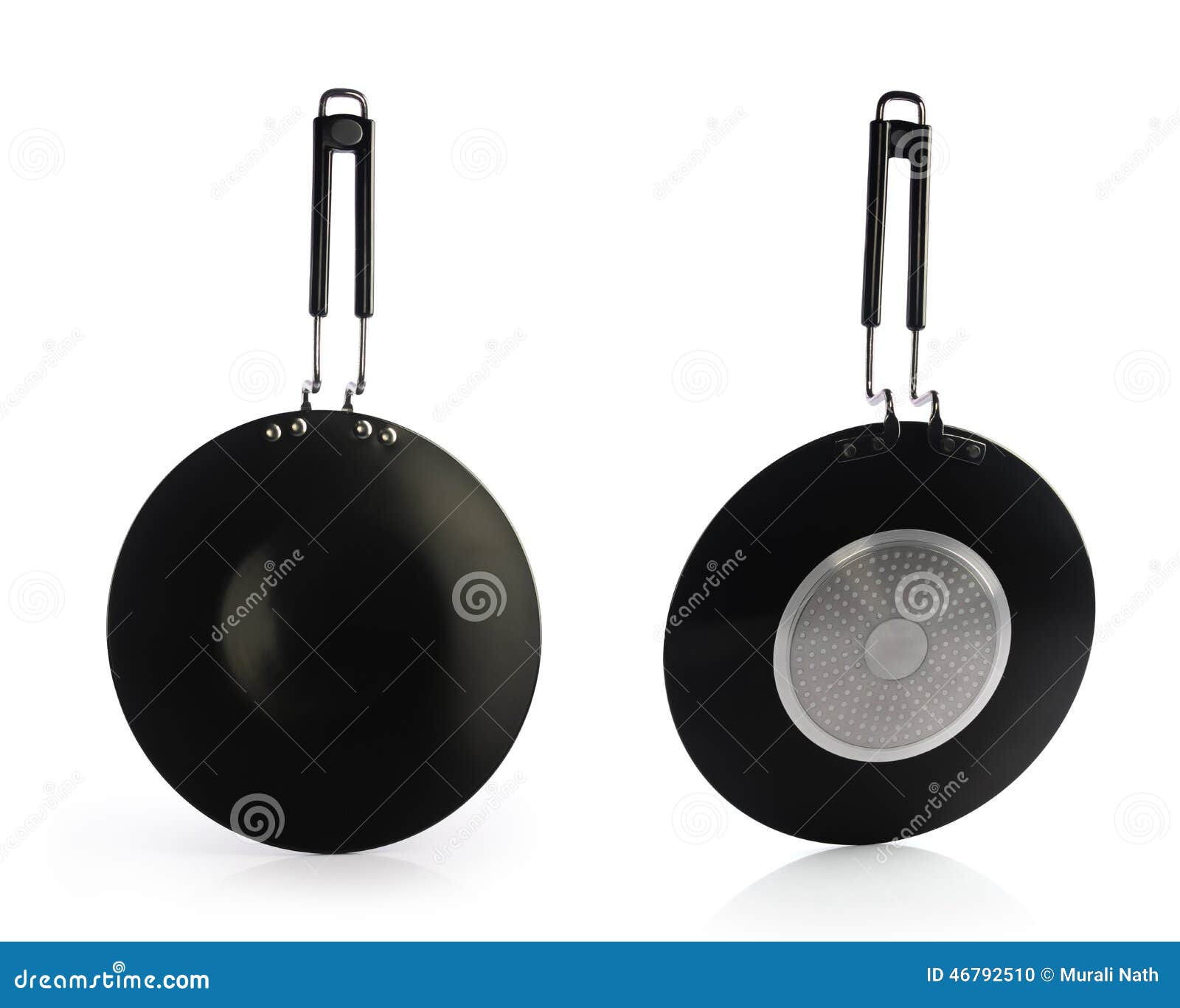 Indian Non-stick Tawa(Pan) stock photo. Image of circle - 46792510