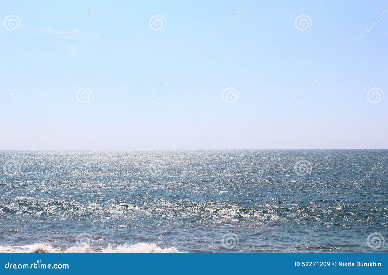 Indian Ocean and Blue Sky, Sri Lanka Stock Image - Image of vacation ...