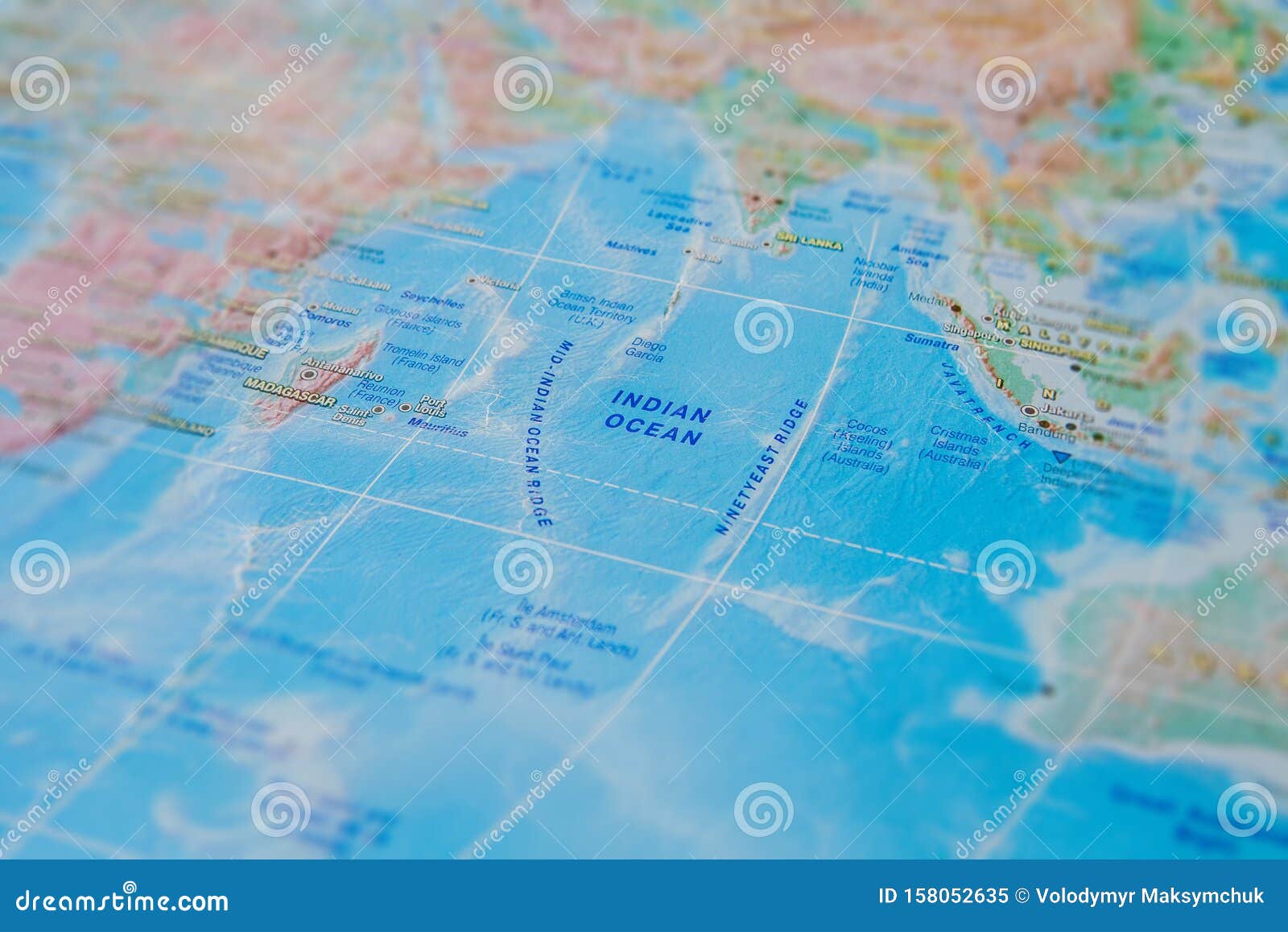 Indian Ocean Islands Map