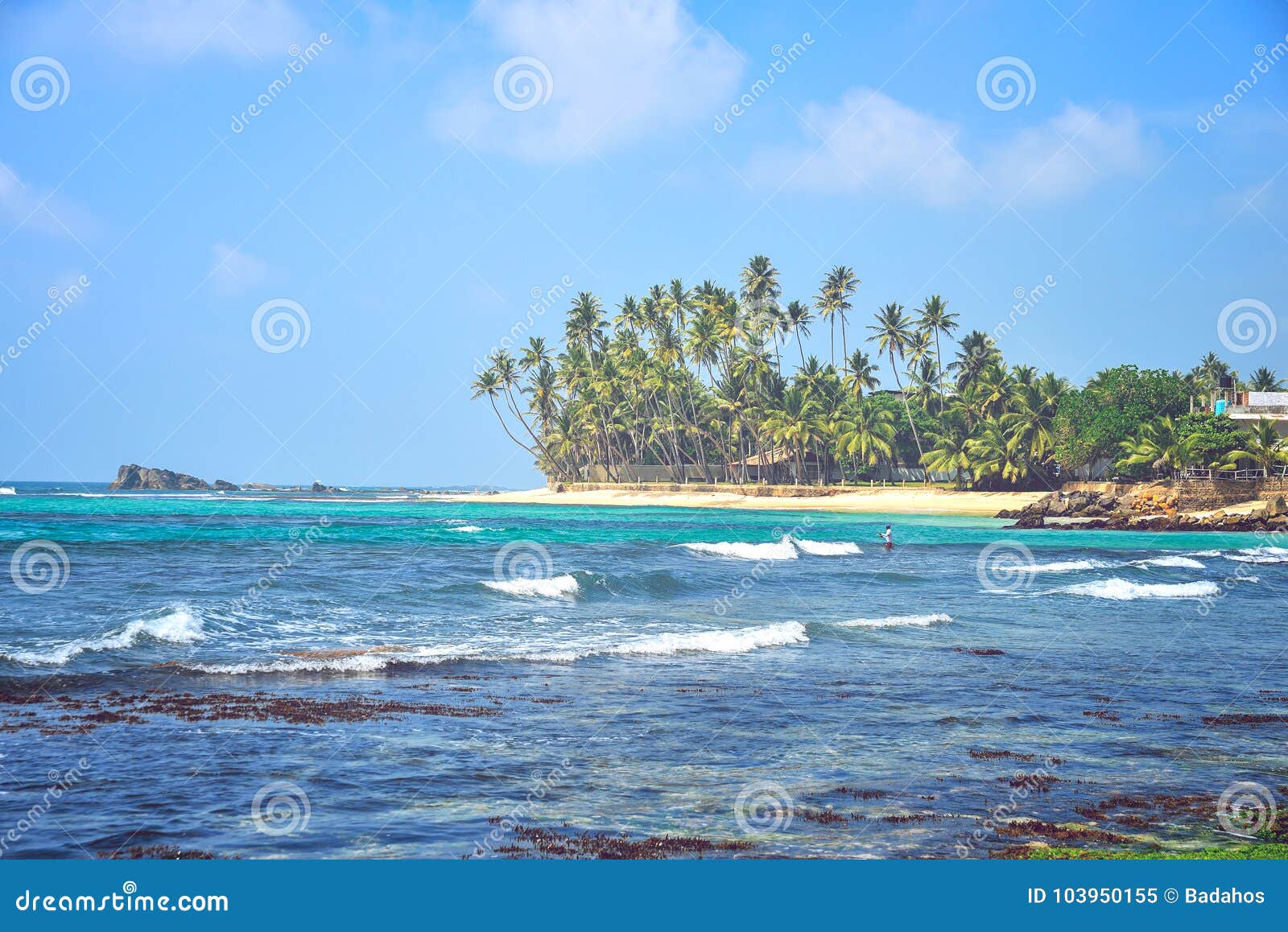 Indian Ocean coastline stock image. Image of lagoon - 103950155