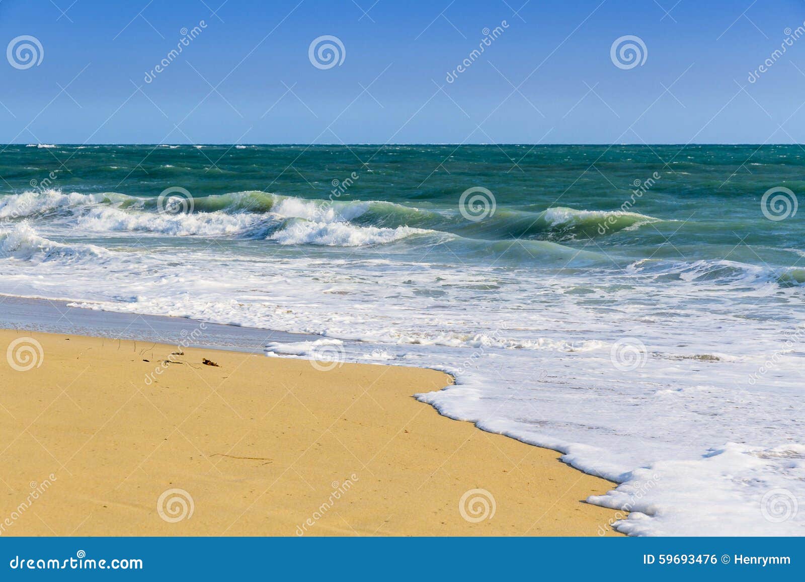 Indian Ocean View, Australia. Stock Photo - Image of water, vacation ...