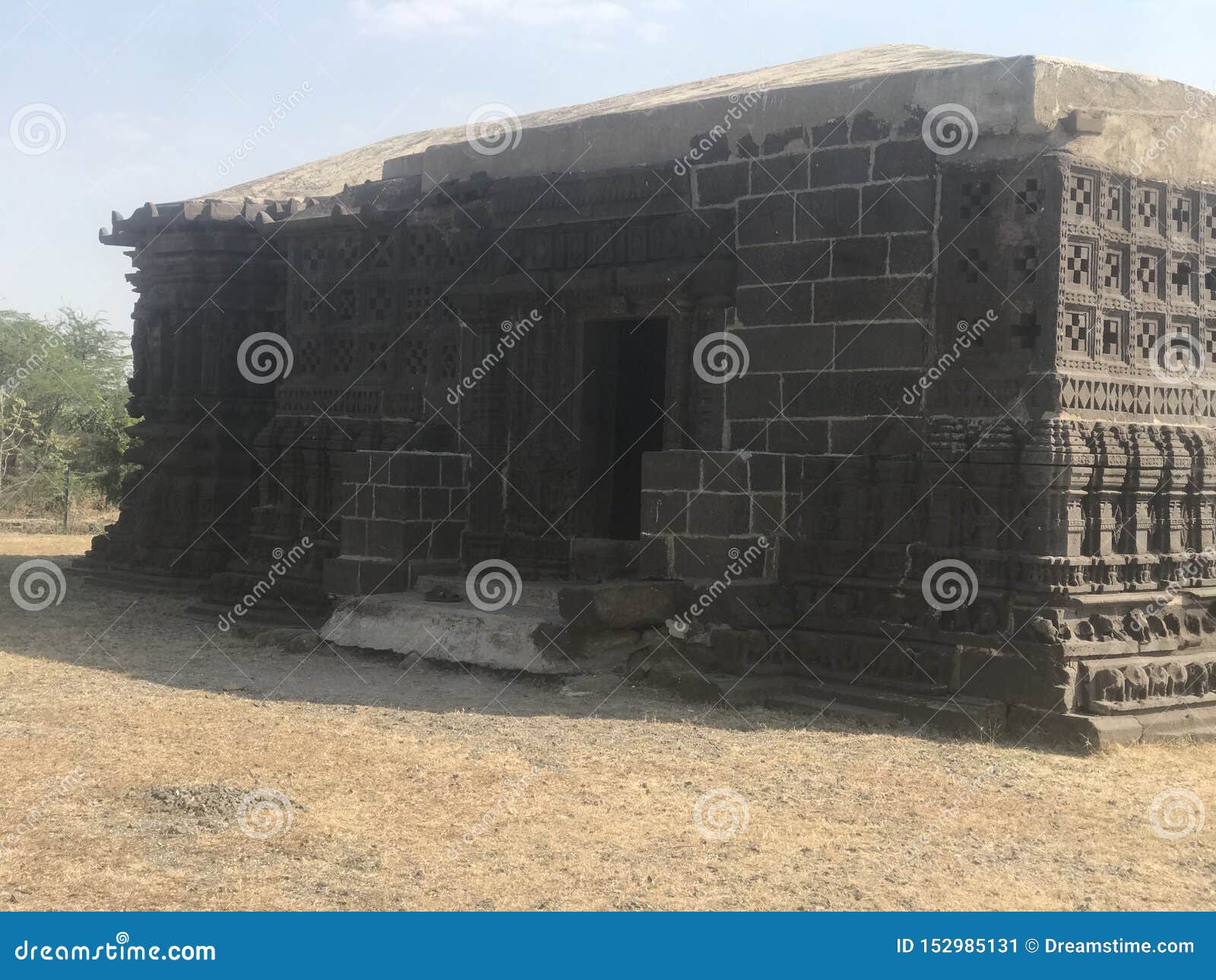 Indian Old Ancient Temples Architecture Designs Stock Image - Image of ...