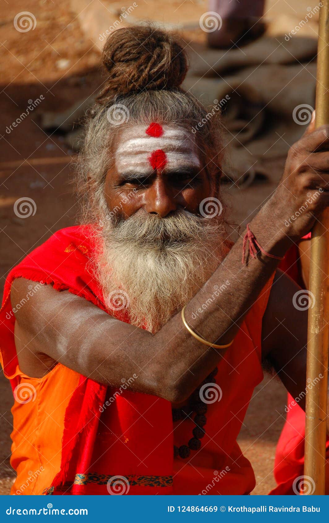 Indian Old Man in Getup editorial stock image. Image of eyes - 124864669