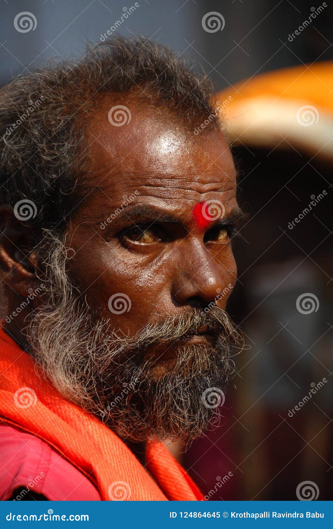 Indian Old Man in Getup editorial image. Image of action - 124864645