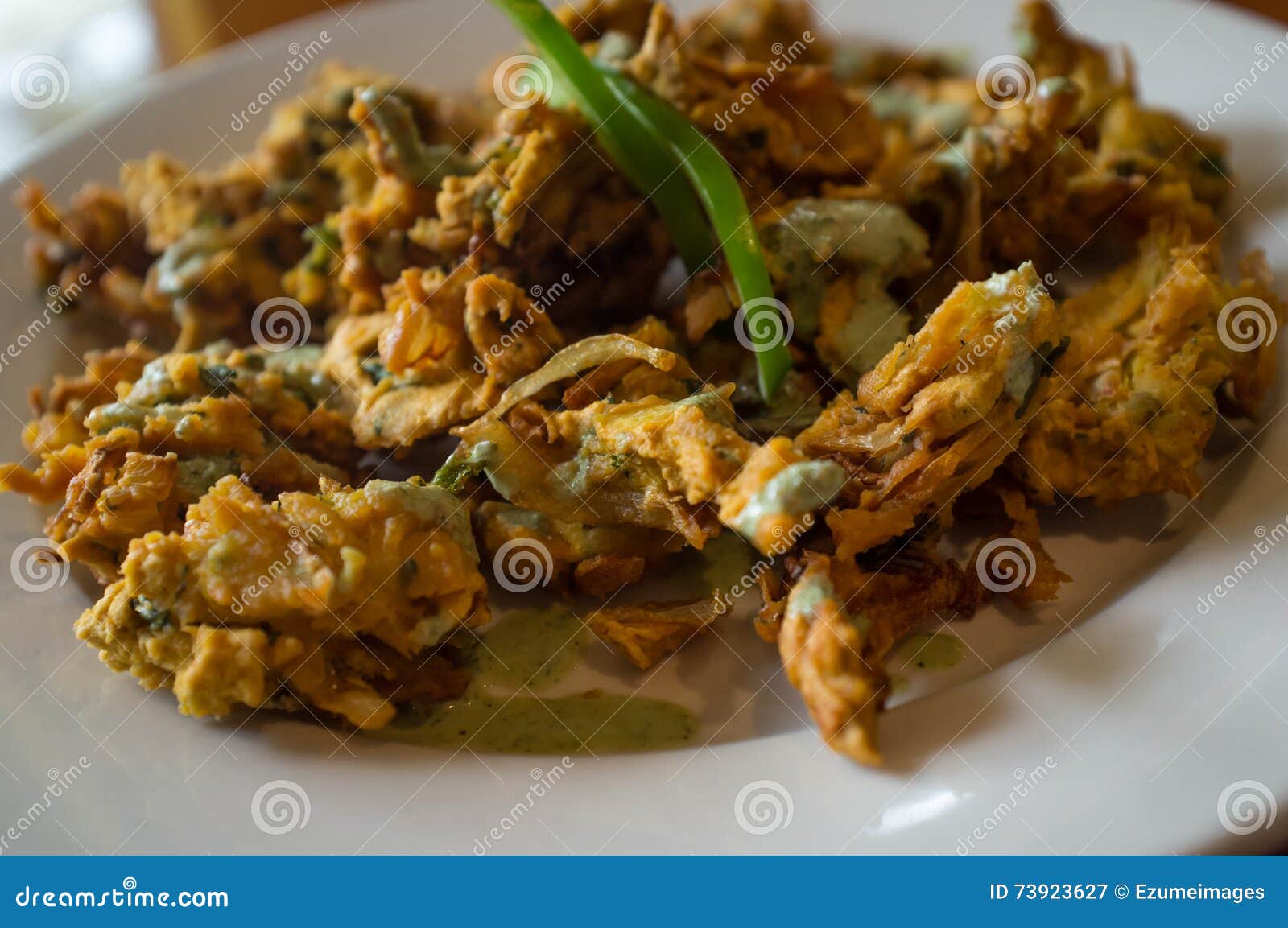 Indian Onion Pakora stock image. Image of spicy, food - 73923627
