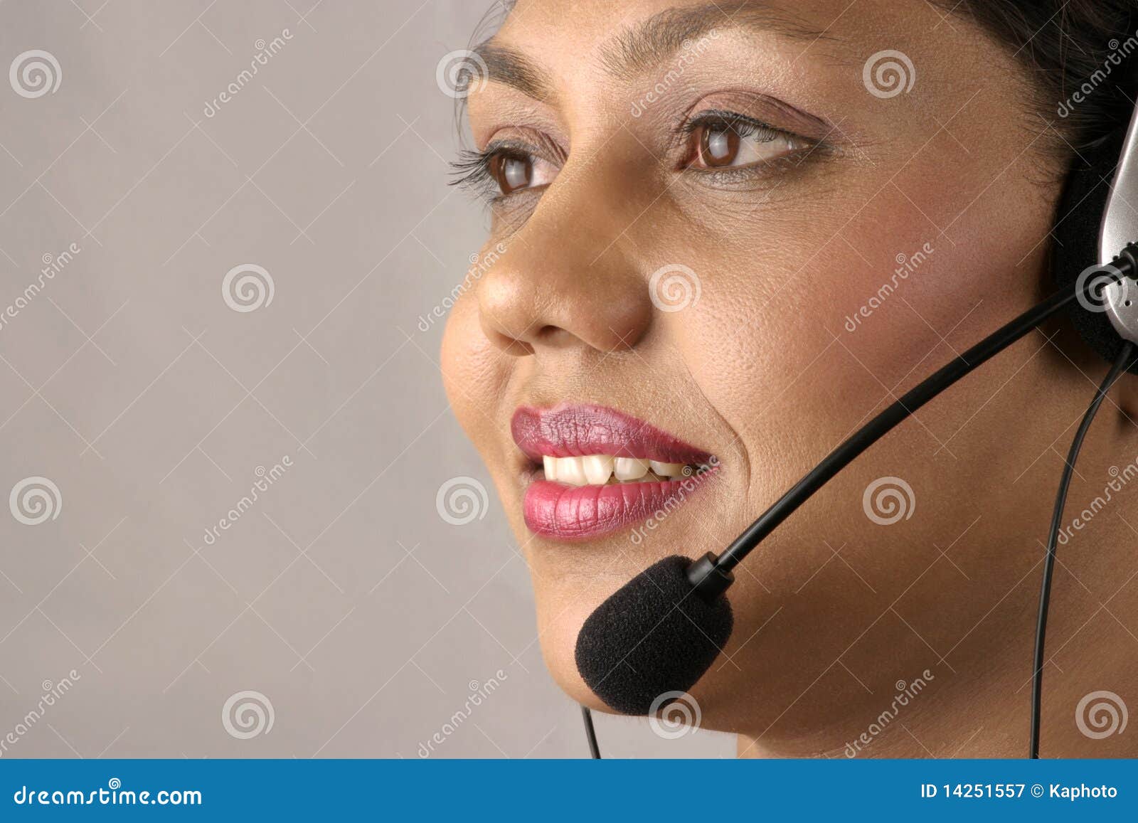 Indian operator stock image. Image of kind, headphone - 14251557