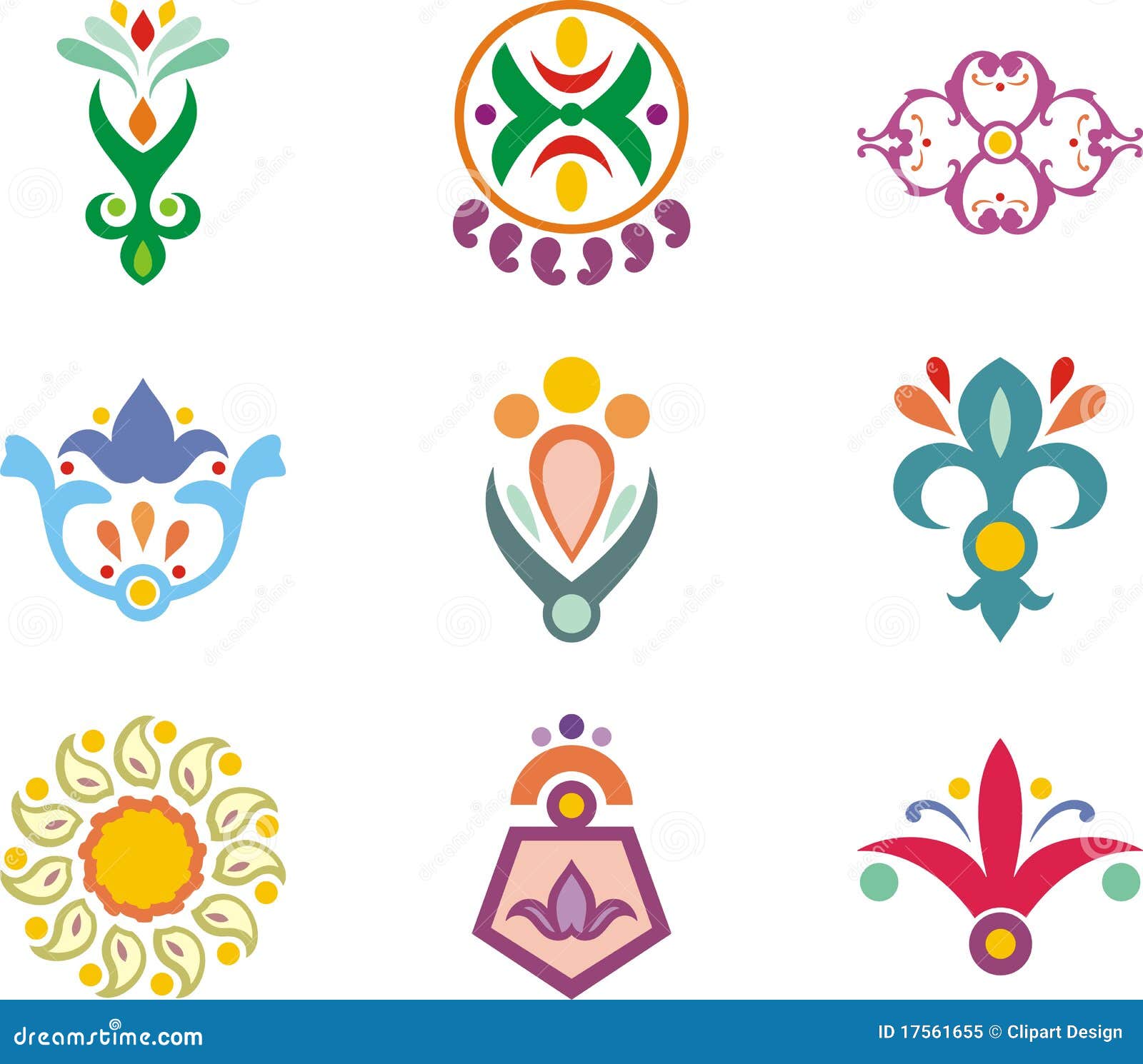 Indian ornamental designs stock illustration. Illustration of tribe ...