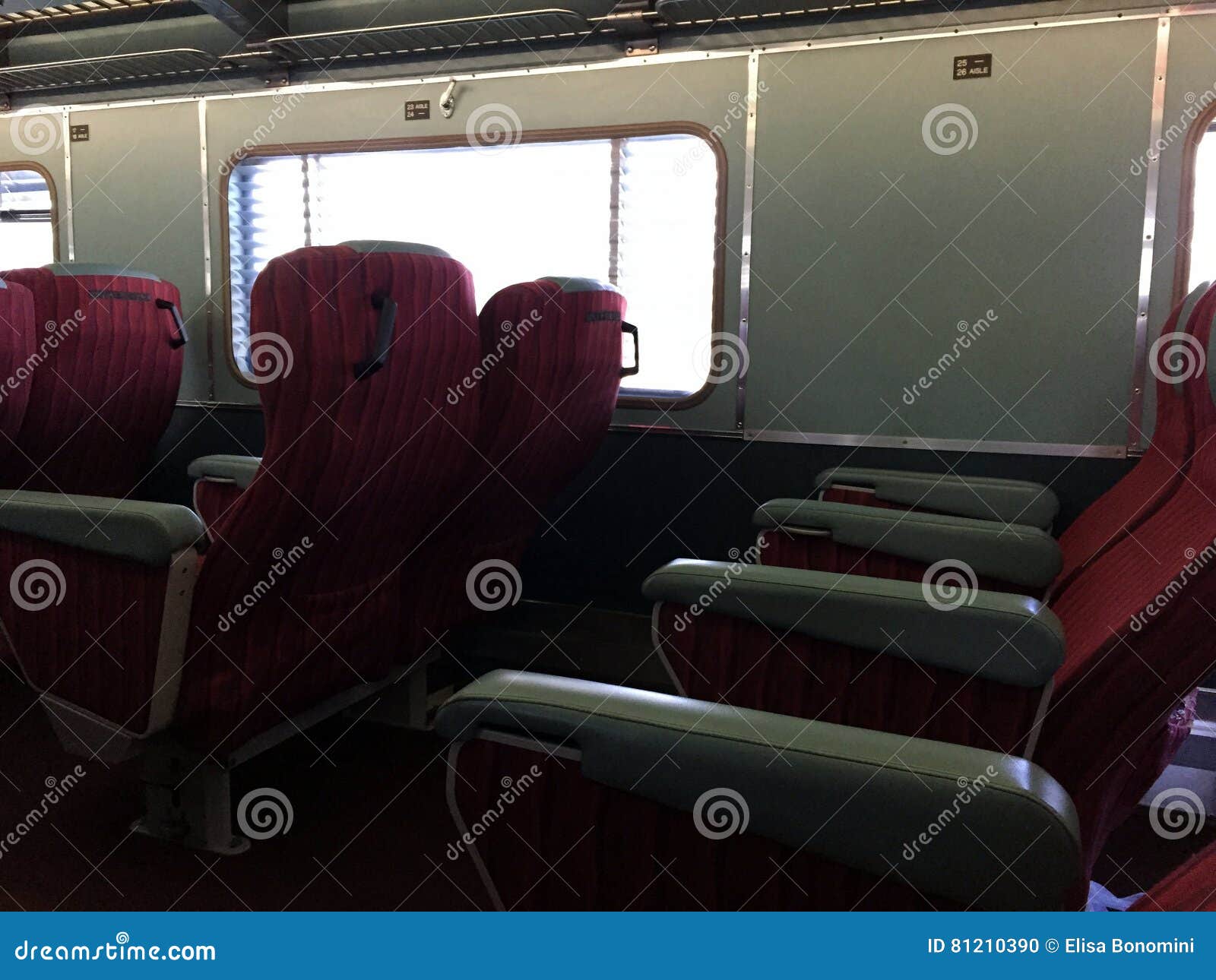 Indian Pacific, red seats stock photo. Image of pacific - 81210390