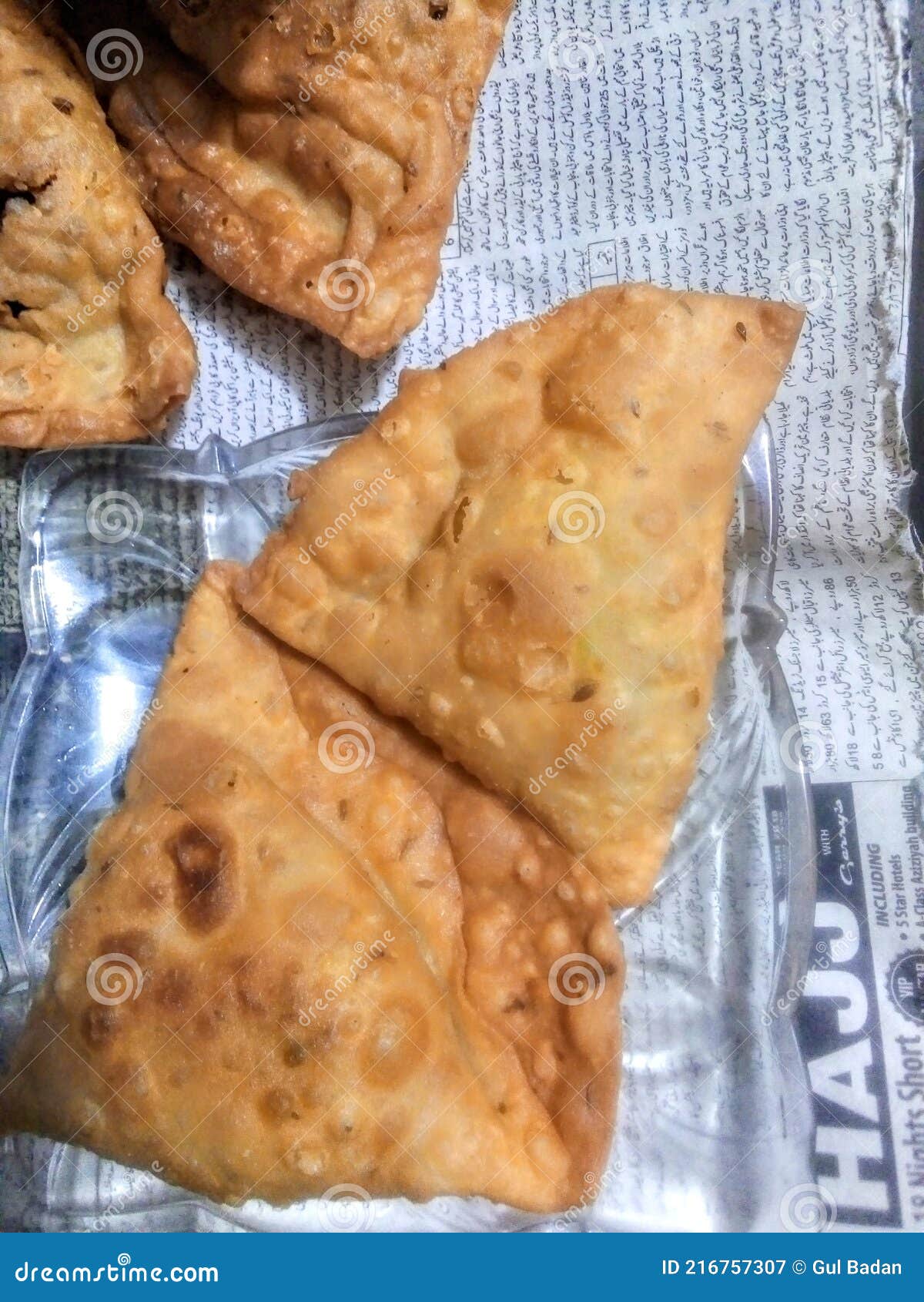 Indian Pakistani Snacks Spices Masala Fried Samosa Stock Image - Image ...