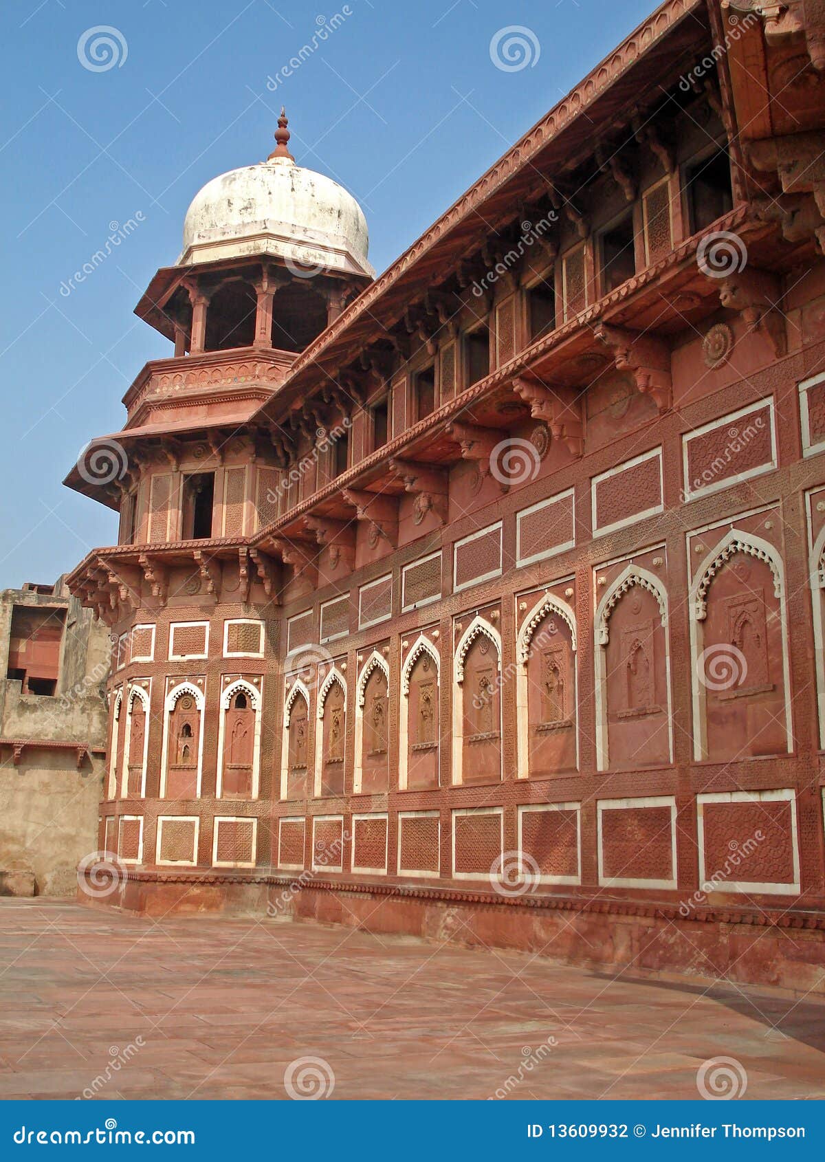 Indian palace stock photo. Image of india, arch, agra - 13609932