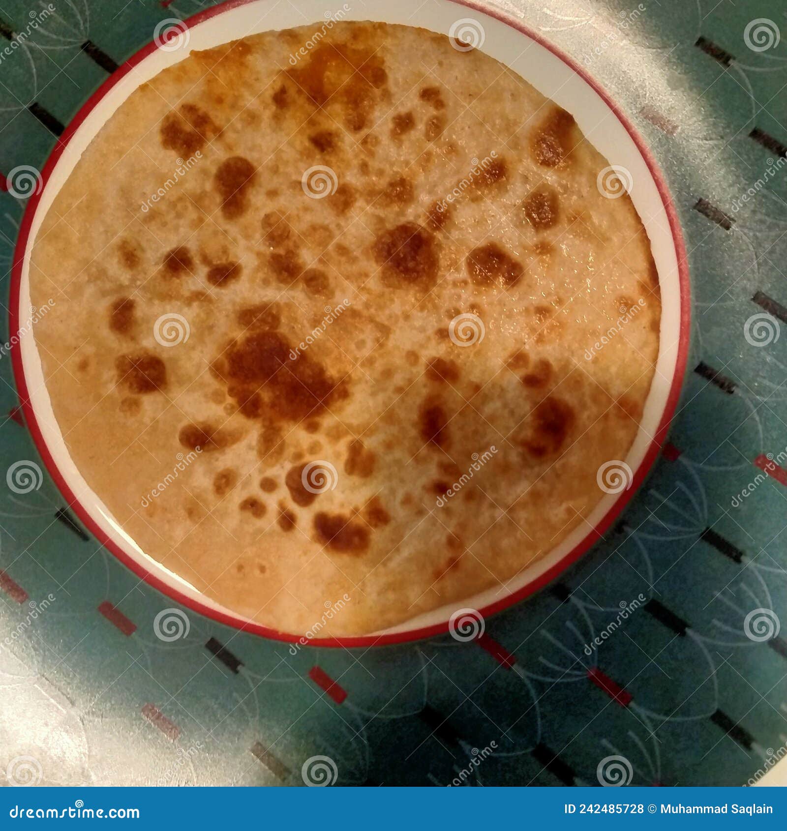 Indian Parata for Breakfast Stock Photo - Image of breakfast, chapati ...