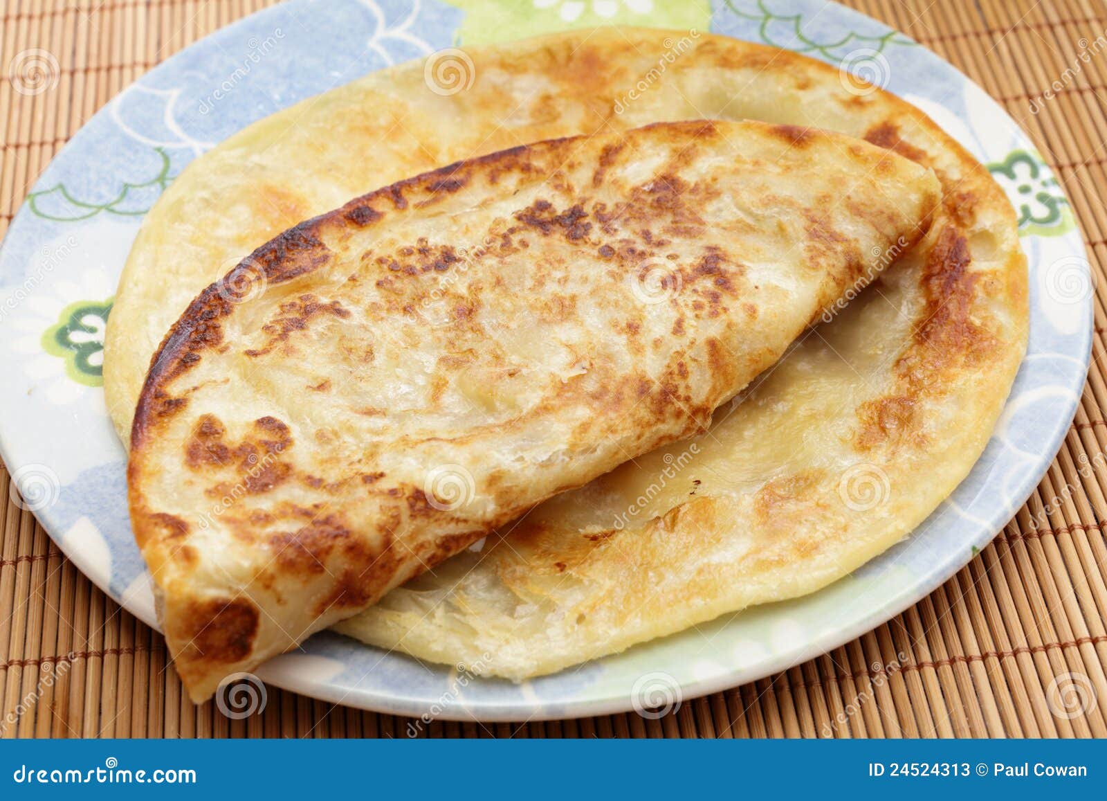 Indian paratha flatbread stock image. Image of fried - 24524313