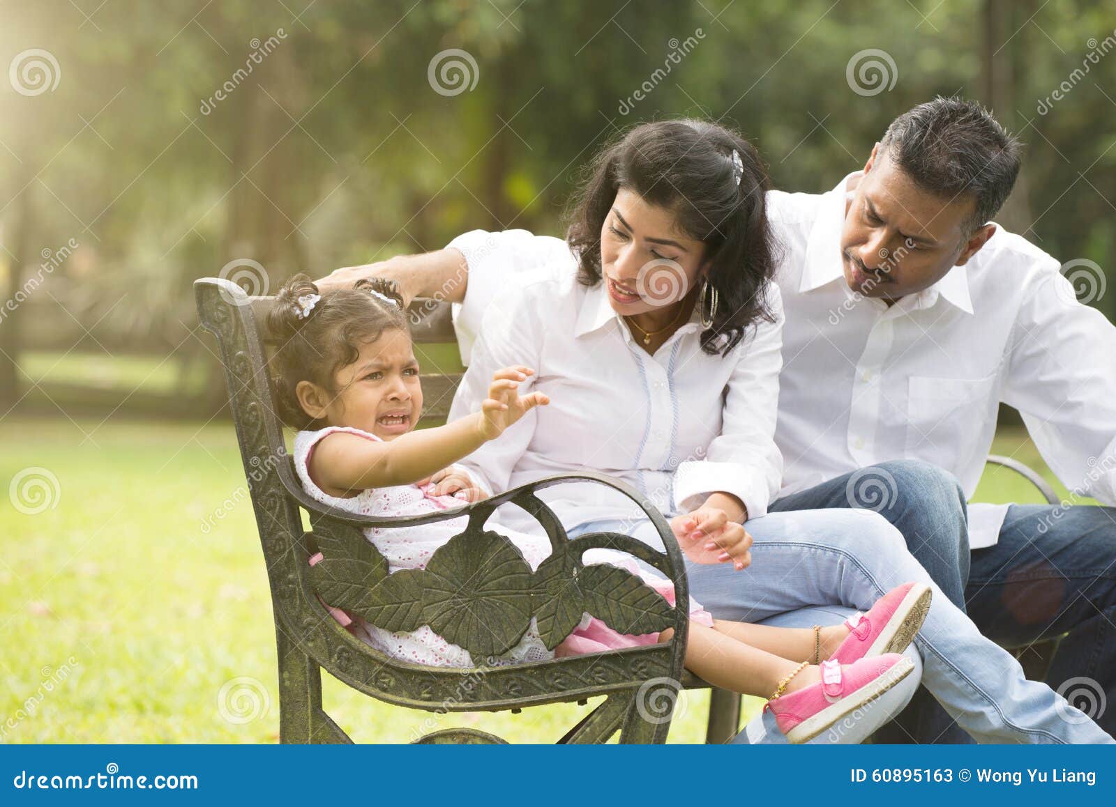 Indian Parent Dealing with Daughter Stock Image - Image of feelings ...