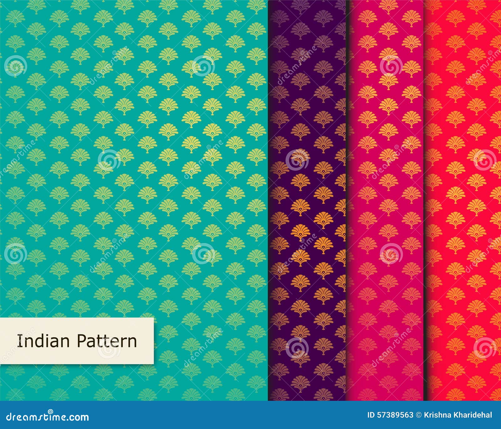 Indian Pattern - Detailed and Easily Editable Stock Vector ...