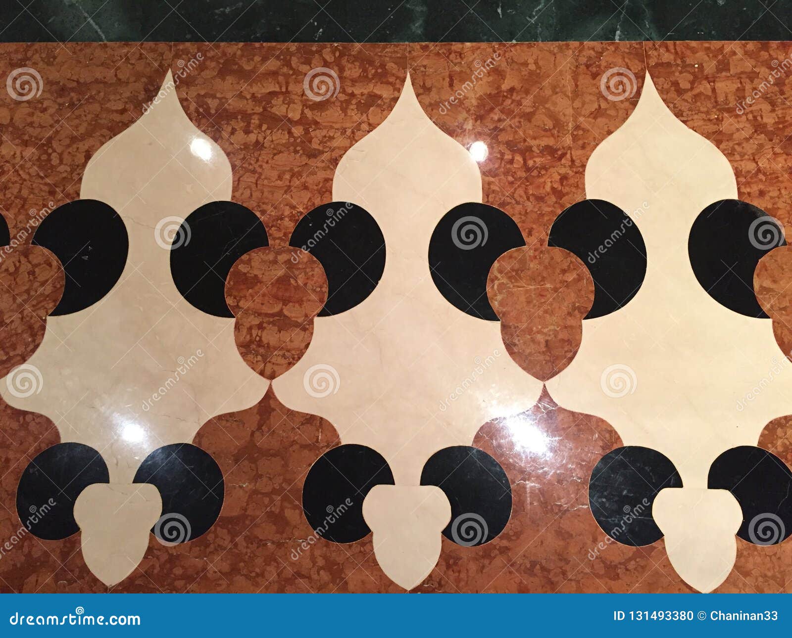 Indian Pattern on the Floor Stock Photo - Image of floors, brown: 131493380