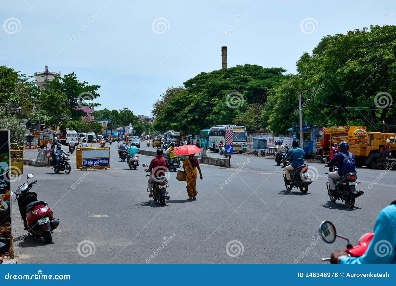Indian People Crowd on Road Traffic Editorial Stock Photo - Image of ...