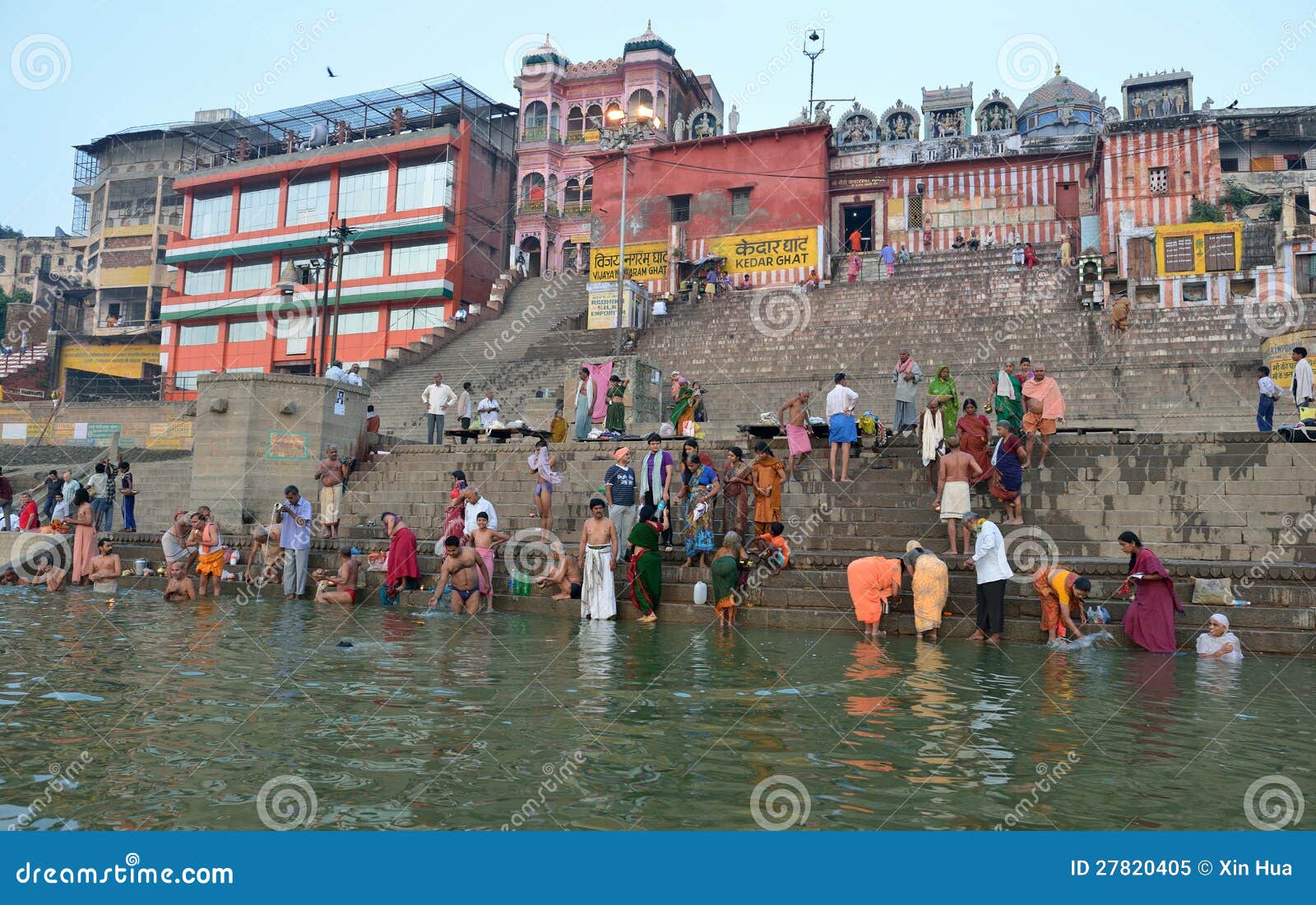 Indian People and Ghats in Varanasi Editorial Image - Image of india ...