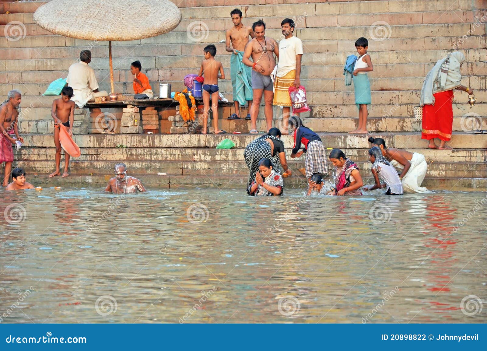 Indian People in Holy Varanasi Editorial Photography - Image of ganga ...