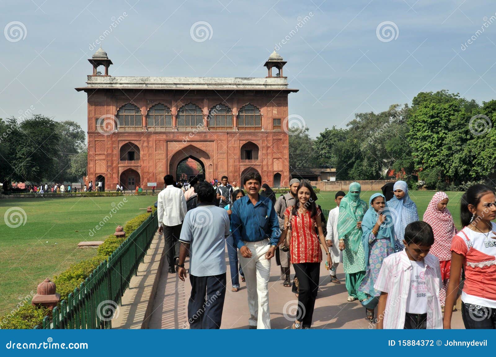 Indian People in the Red Fort, Old Delhi. Editorial Photography - Image ...