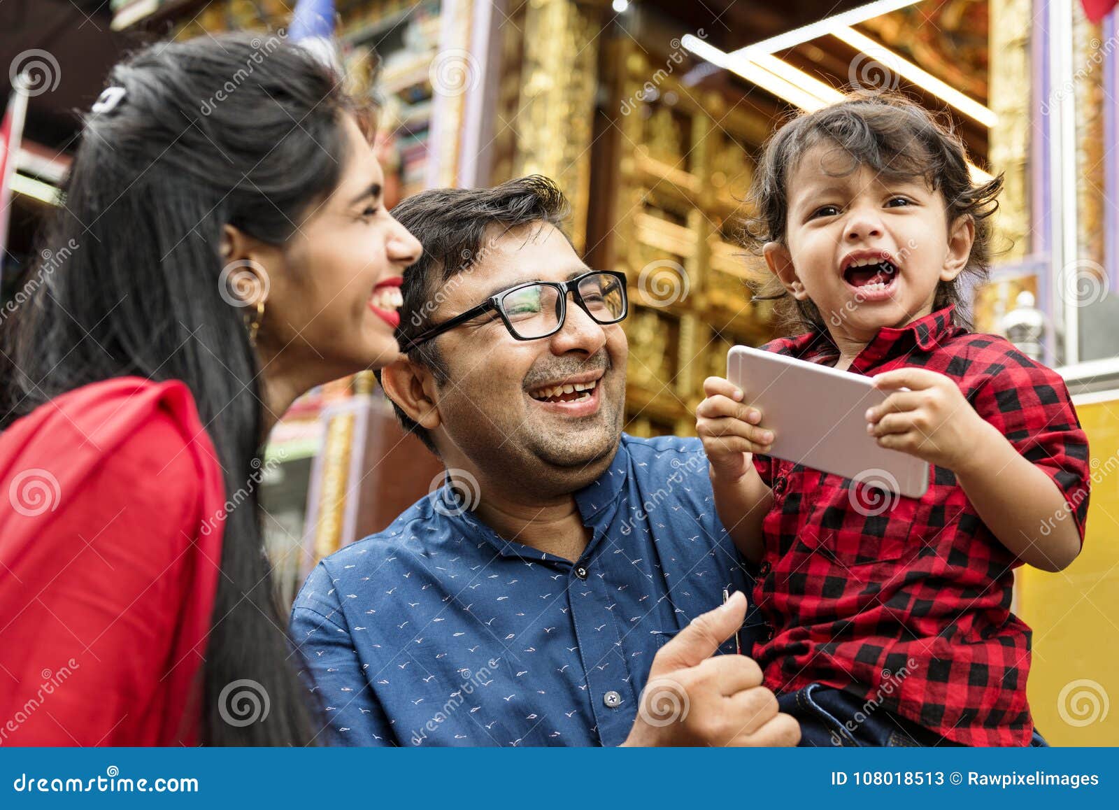 Indian People Using Mobile Phone Stock Image - Image of child, internet ...