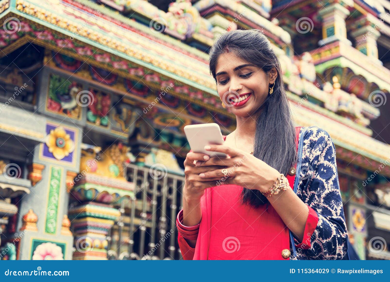Indian People Using Mobile Phone Stock Image - Image of social ...
