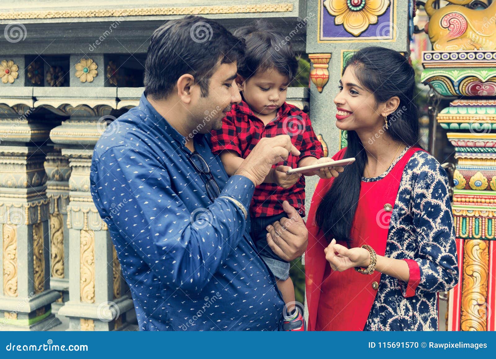 Indian People Using Mobile Phone Stock Photo - Image of mobile ...