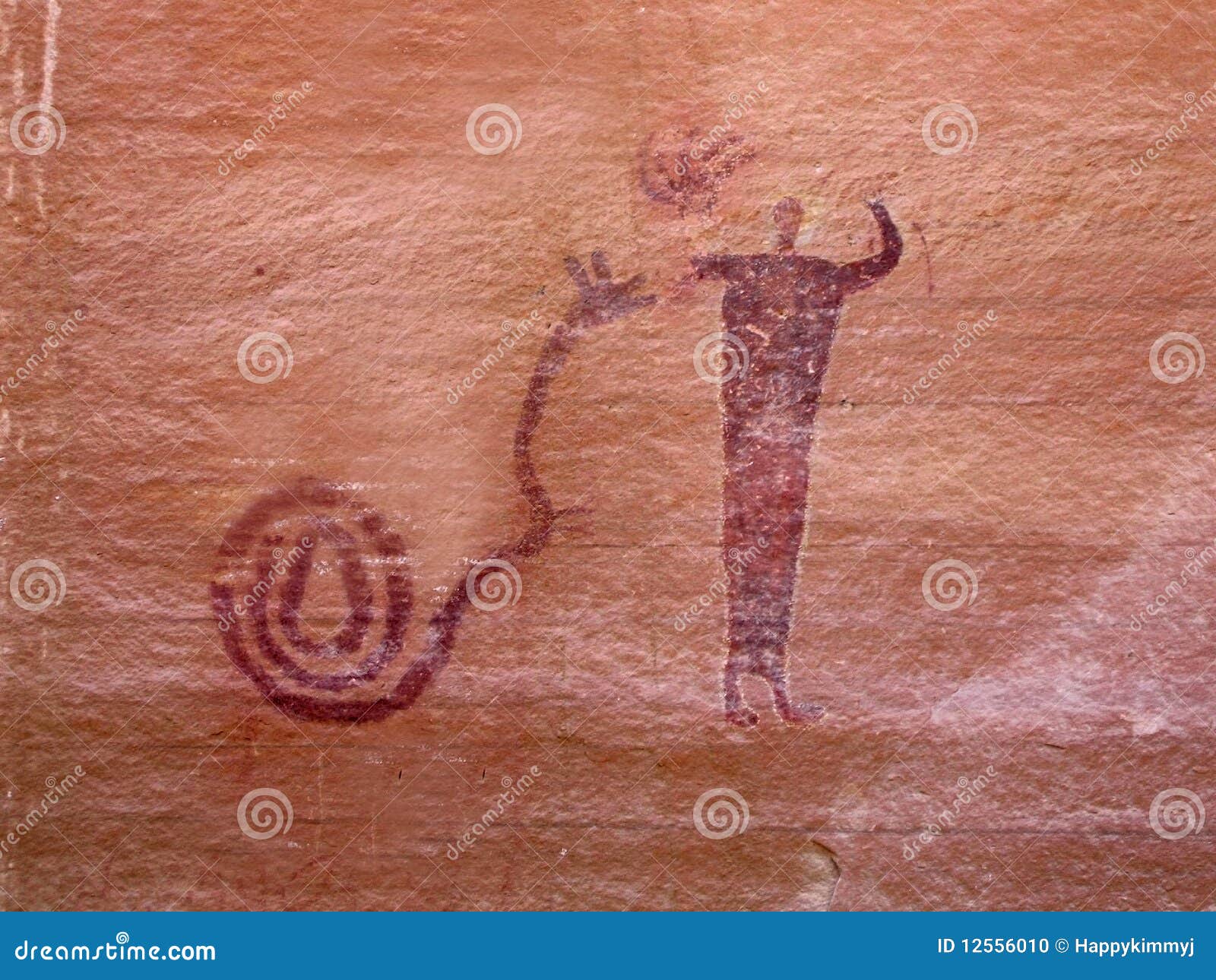 Indian Petroglyph stock photo. Image of petroglyph, ancient - 12556010
