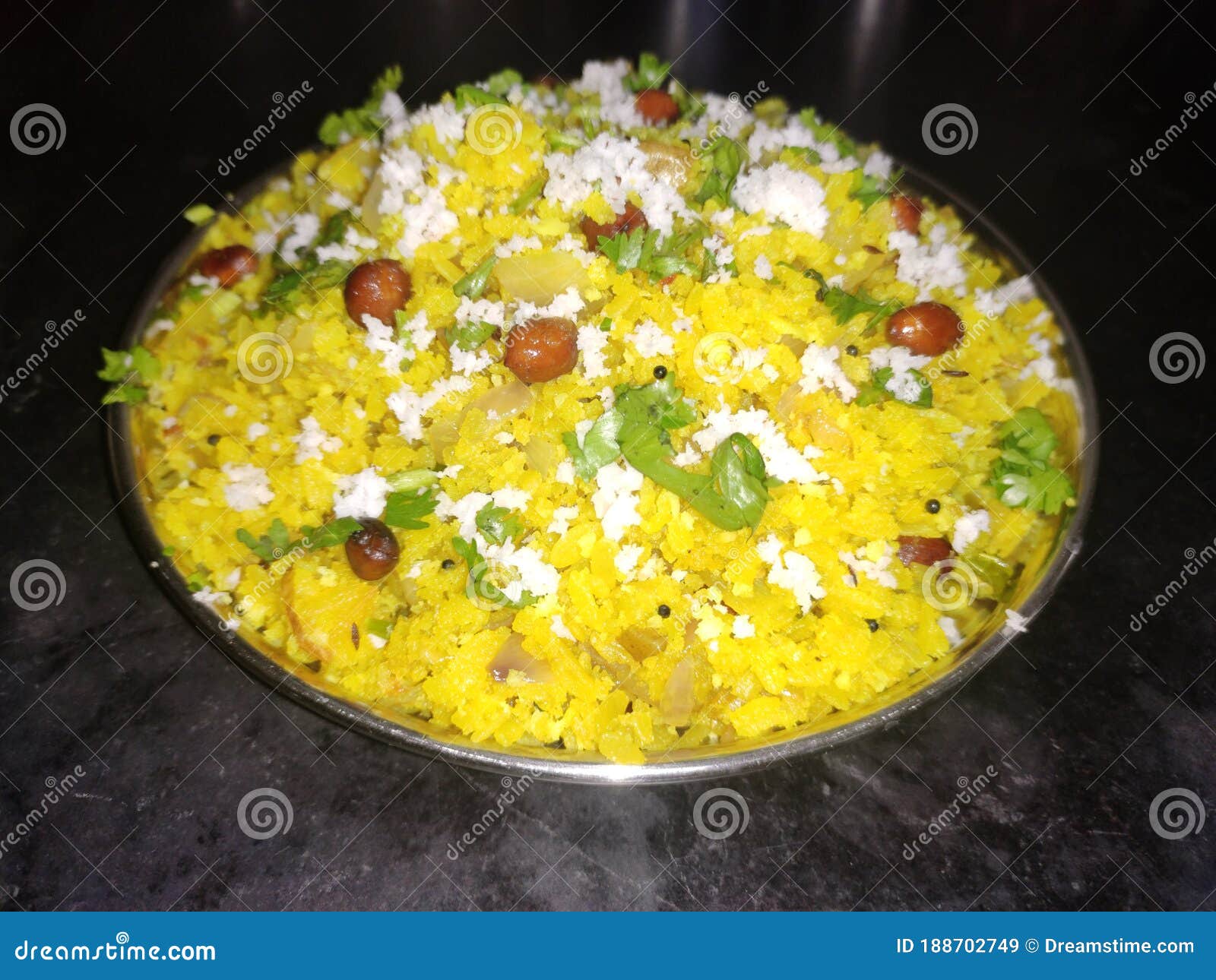 Indian Phoha Morning Breakfast Stock Photos - Free & Royalty-Free Stock ...