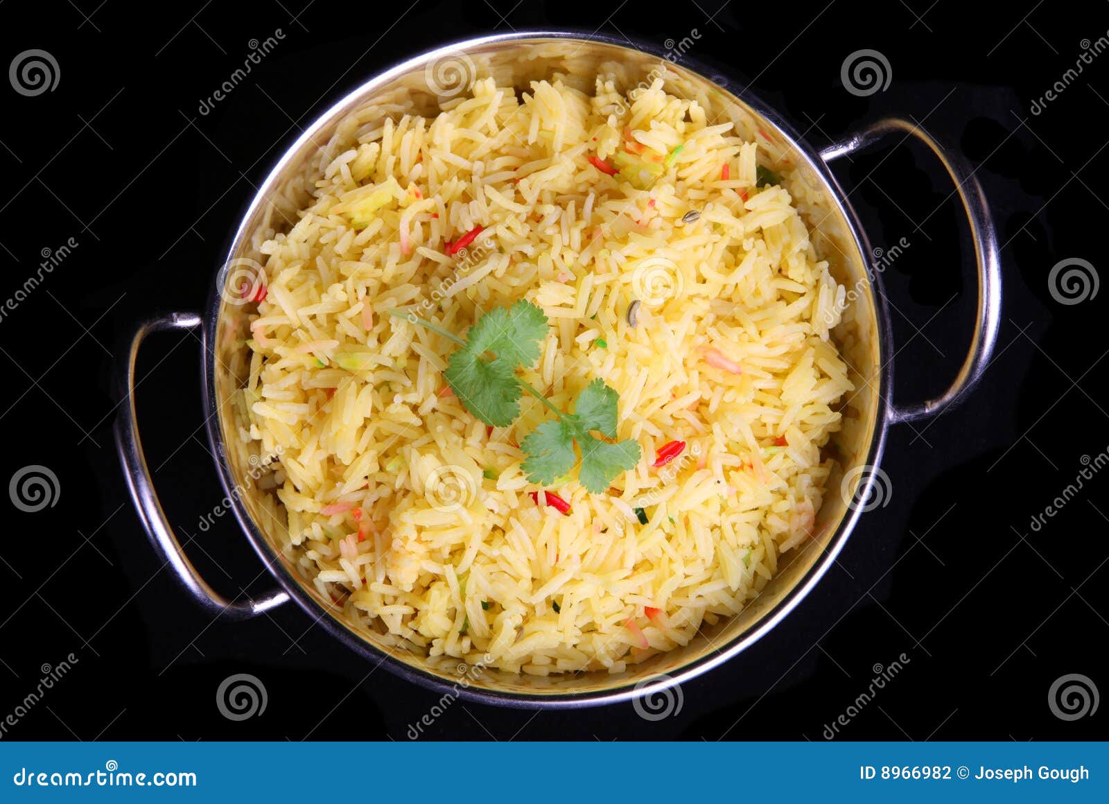 Indian Pilau rice stock photo. Image of side, indian, spicy - 8966982