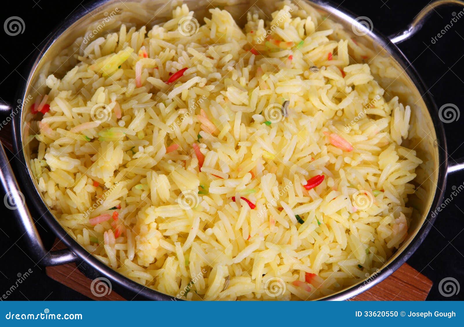 Indian Pilau Rice stock photo. Image of cuisine, colouring - 33620550