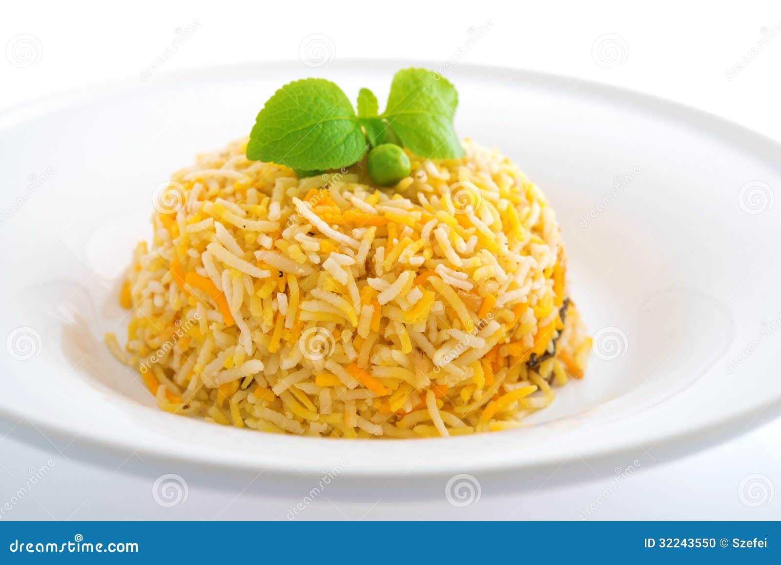 Indian plain biryani rice stock photo. Image of food - 32243550