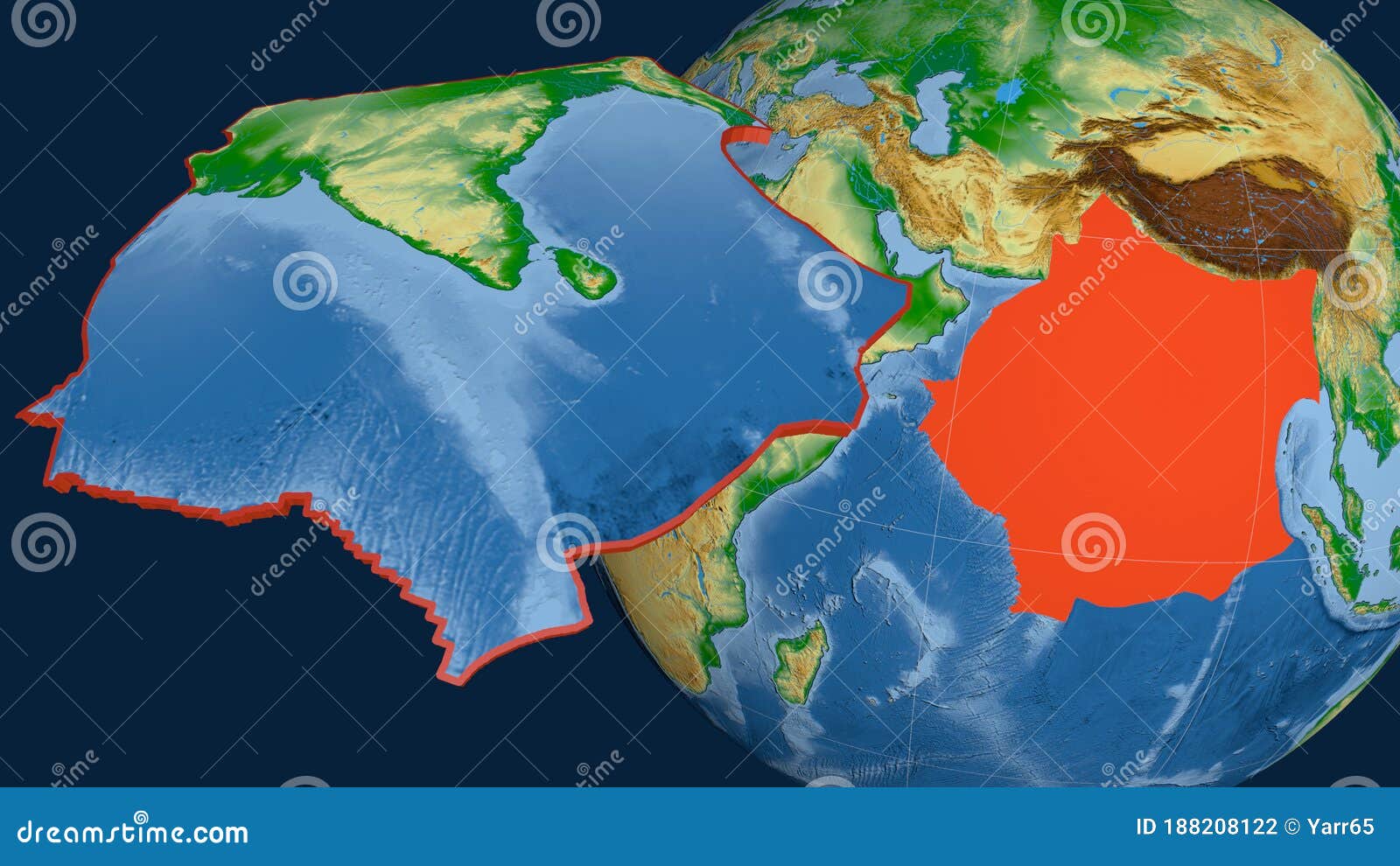 Indian Plate Presented - Physical Stock Illustration - Illustration of ...