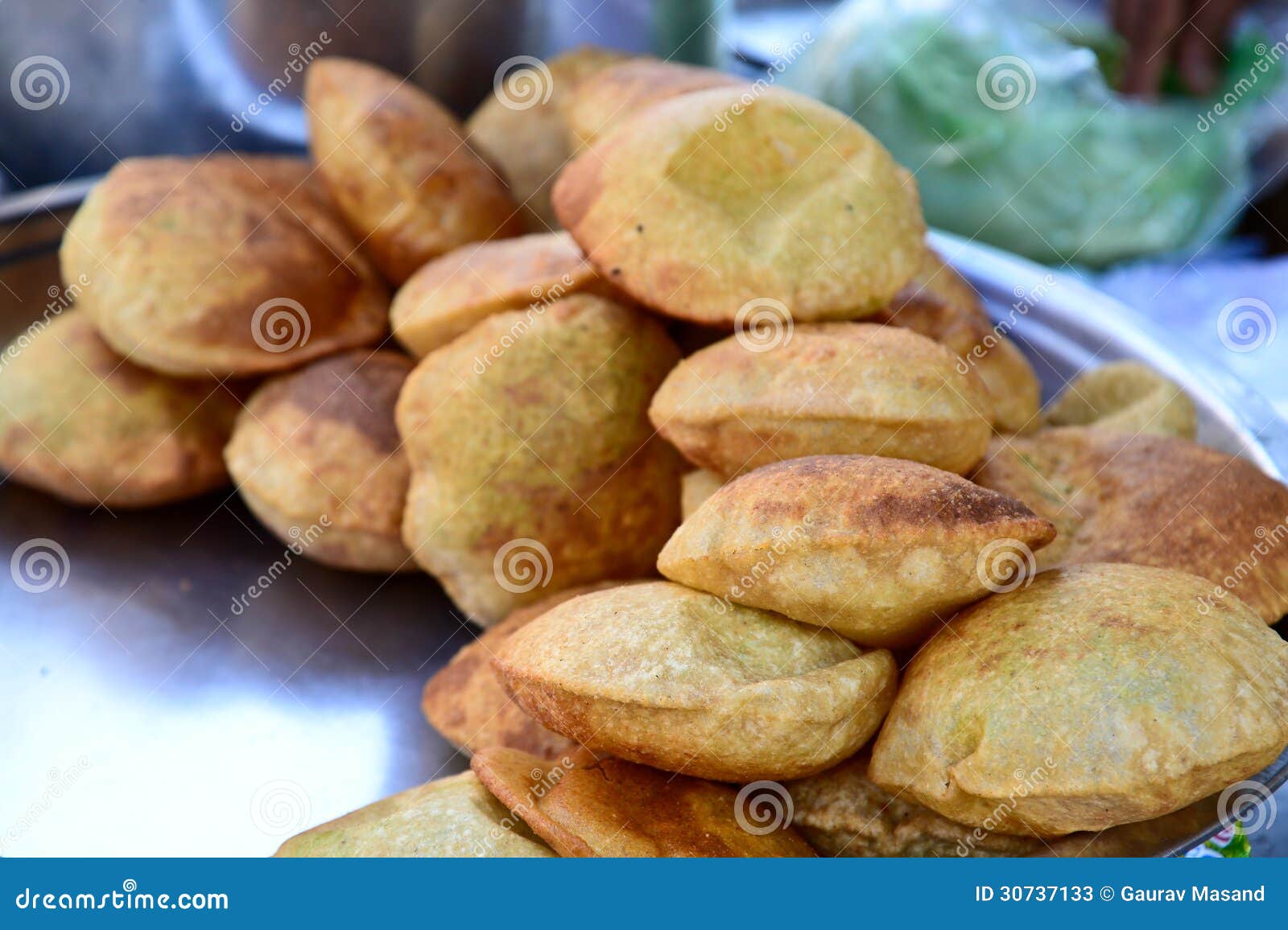 Indian poori stock image. Image of vegetarian, deep, puri - 30737133