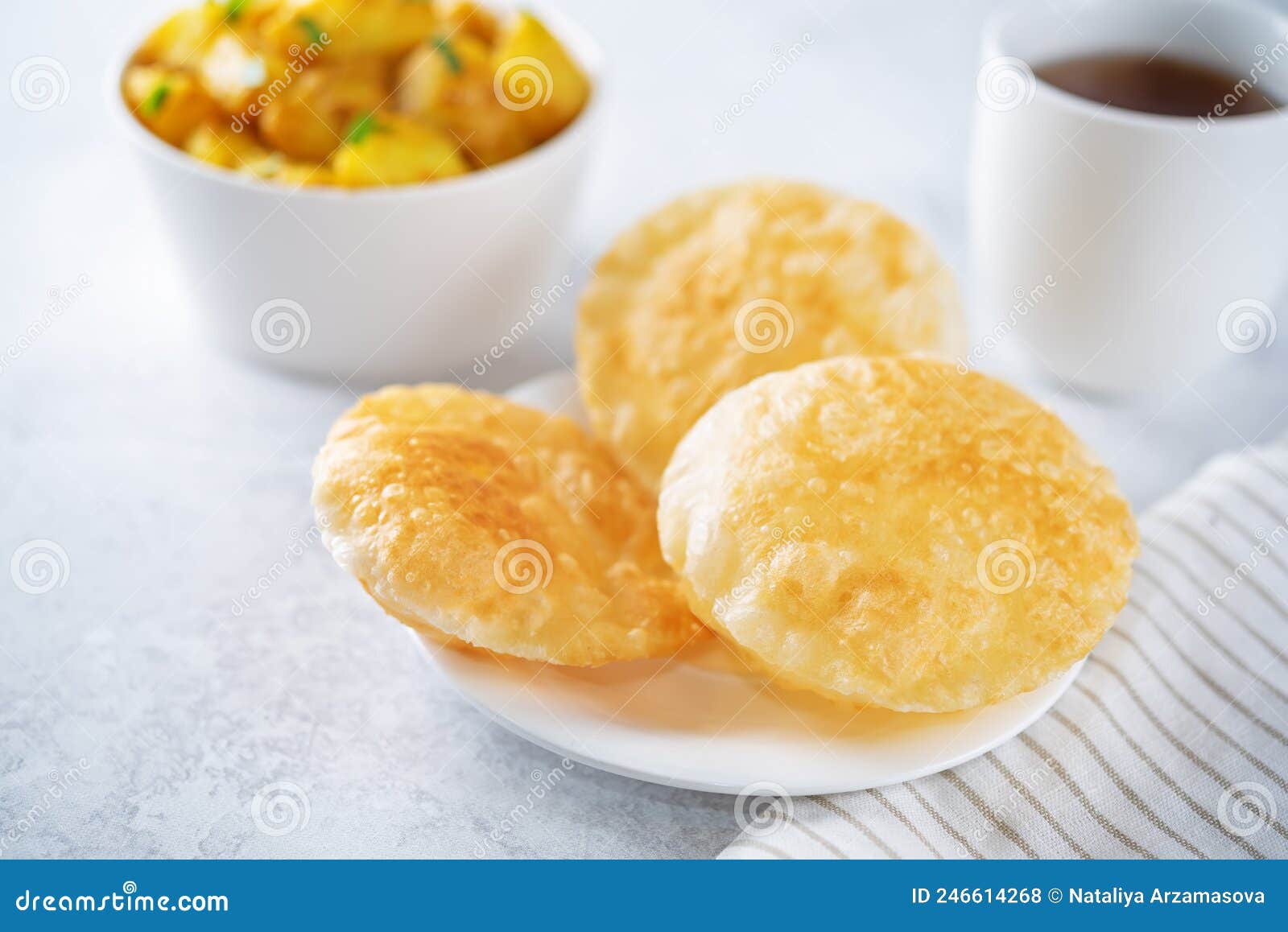 Puffed Poori Royalty-Free Stock Image | CartoonDealer.com #37674844