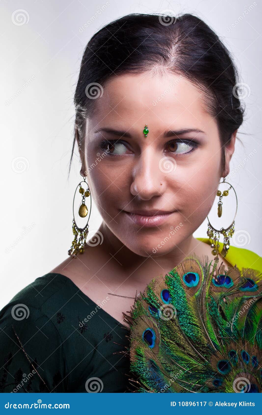 Indian portrait stock image. Image of woman, bengali - 10896117