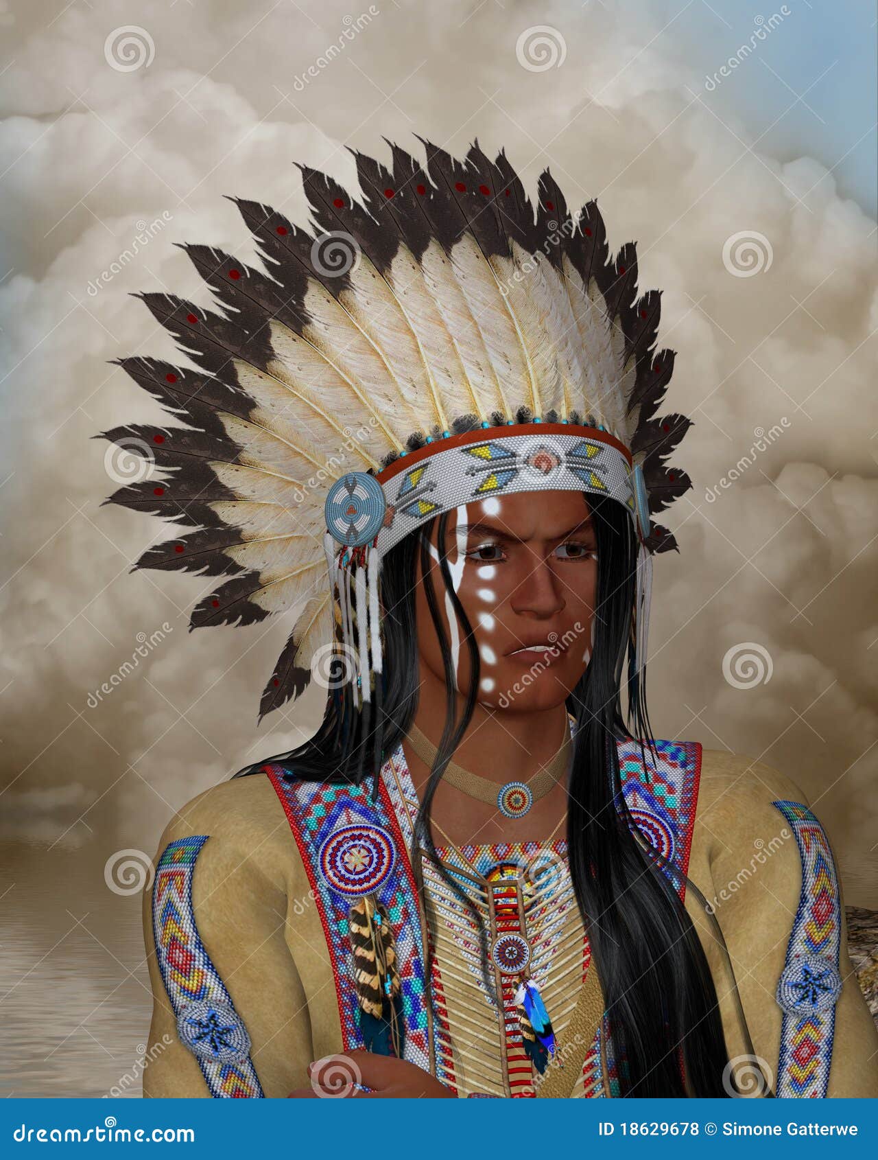 Redskin, Red Man, Red Indian. Fabric Texture Stock Image ...