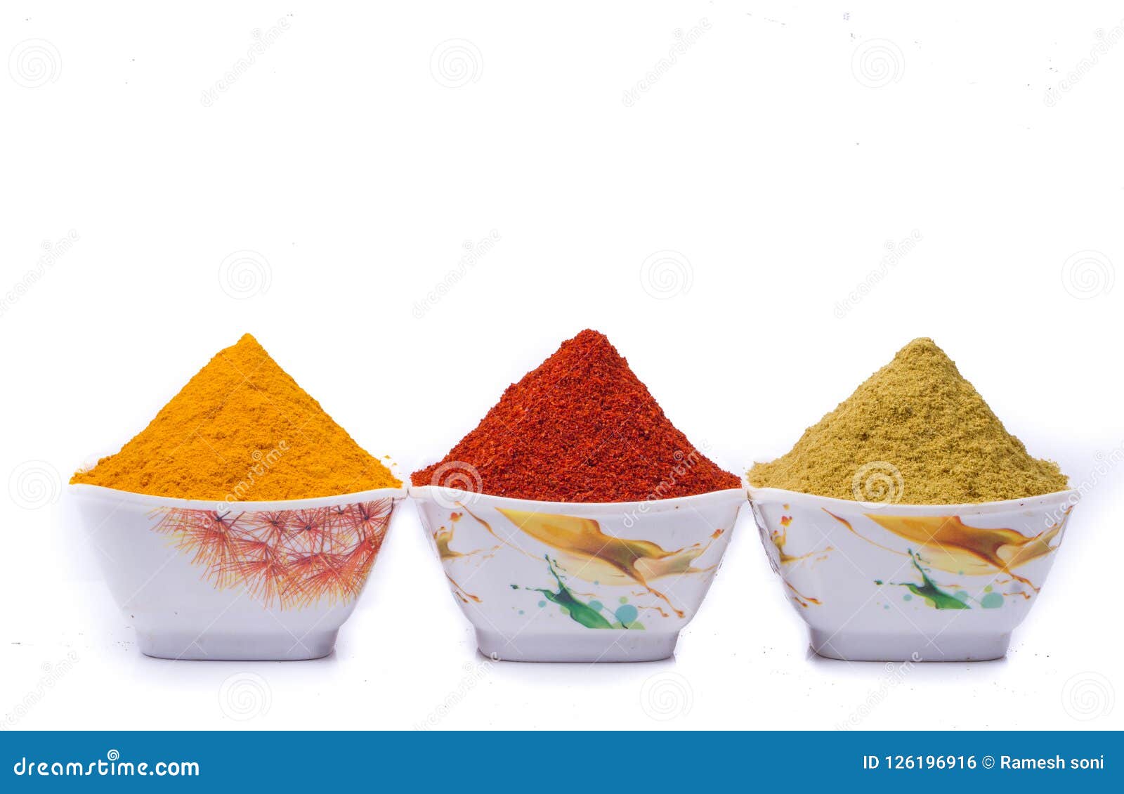 Indian powder isolated. stock photo. Image of asian - 126196916