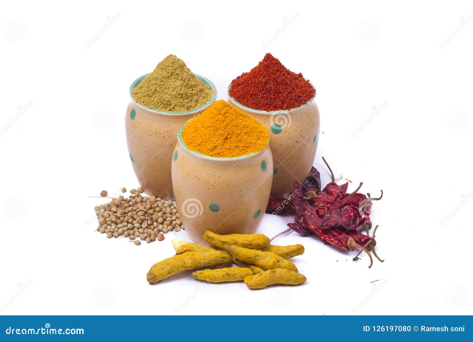 Indian powder isolated. stock photo. Image of cinnamon - 126197080