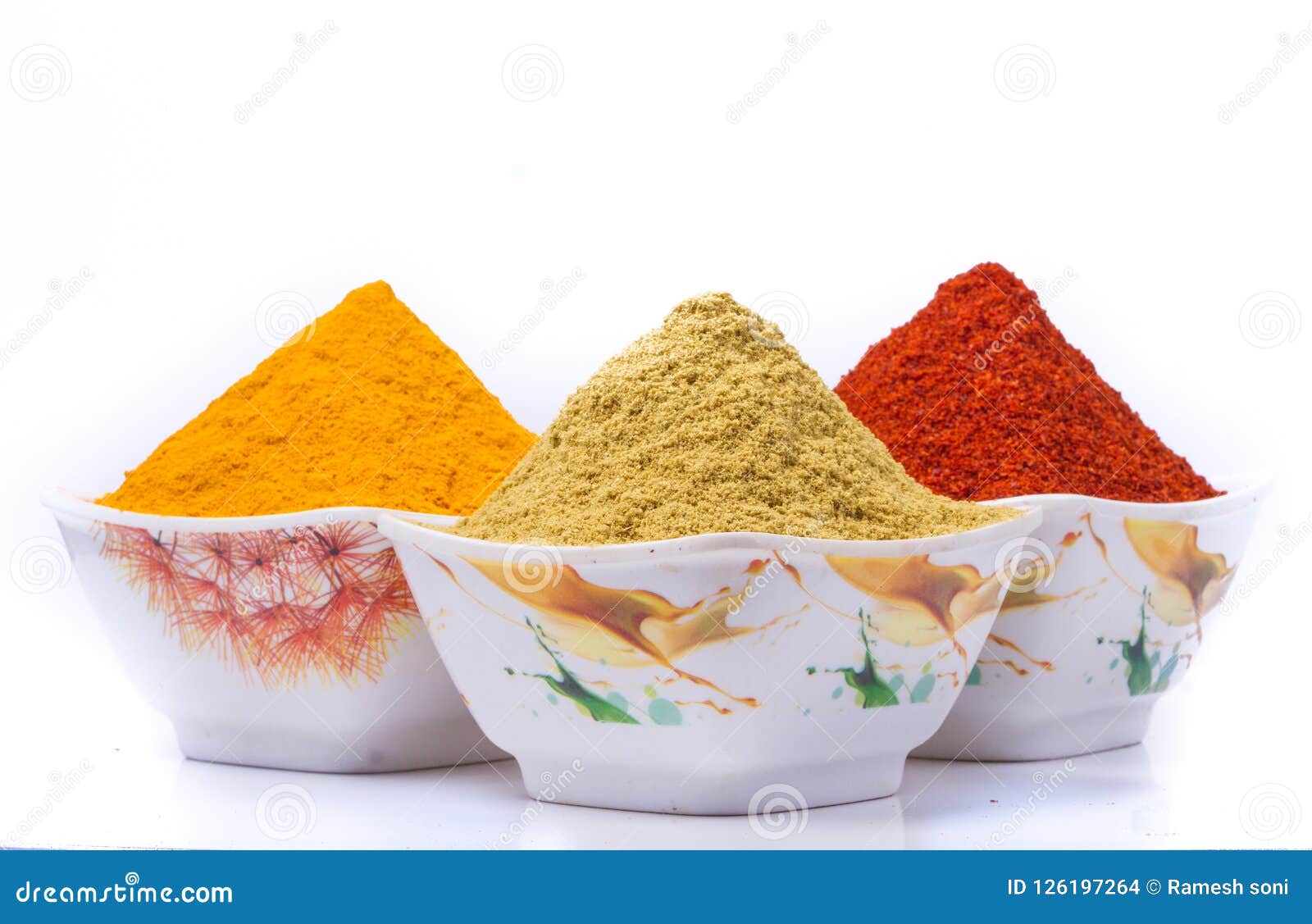 Indian powder isolated. stock photo. Image of nature - 126197264