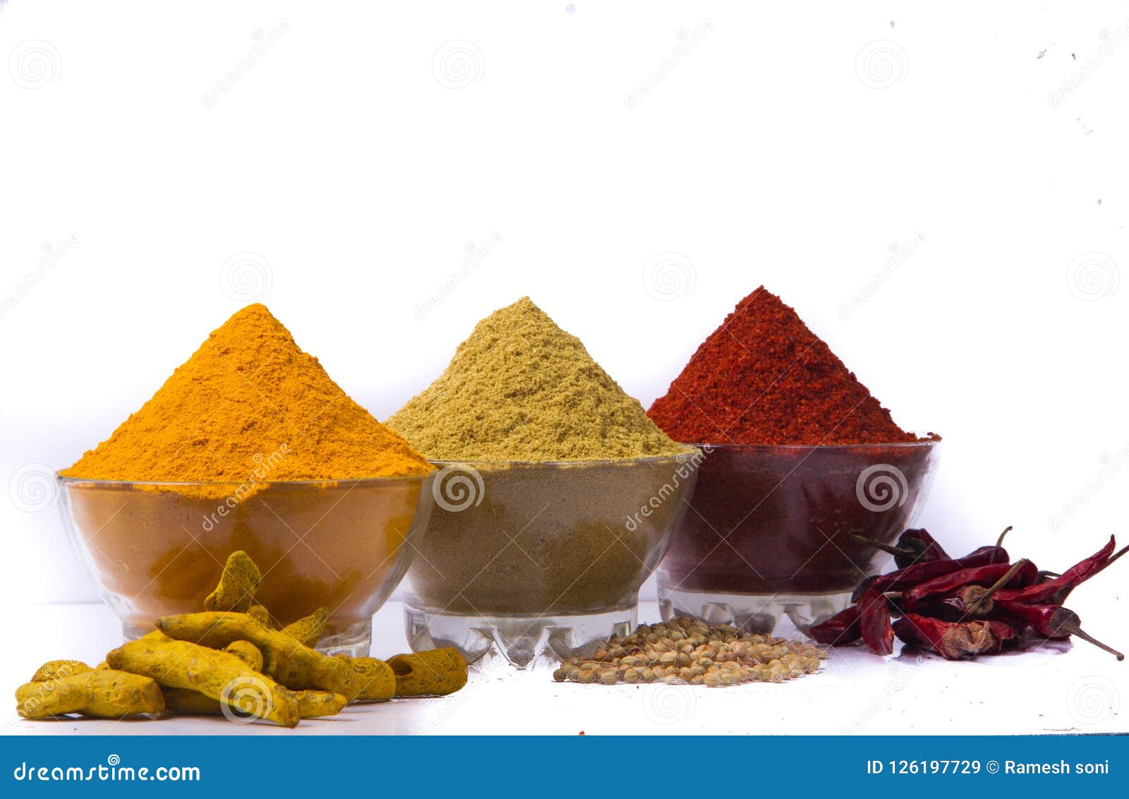 Indian powder isolated. stock image. Image of food, black - 126197729