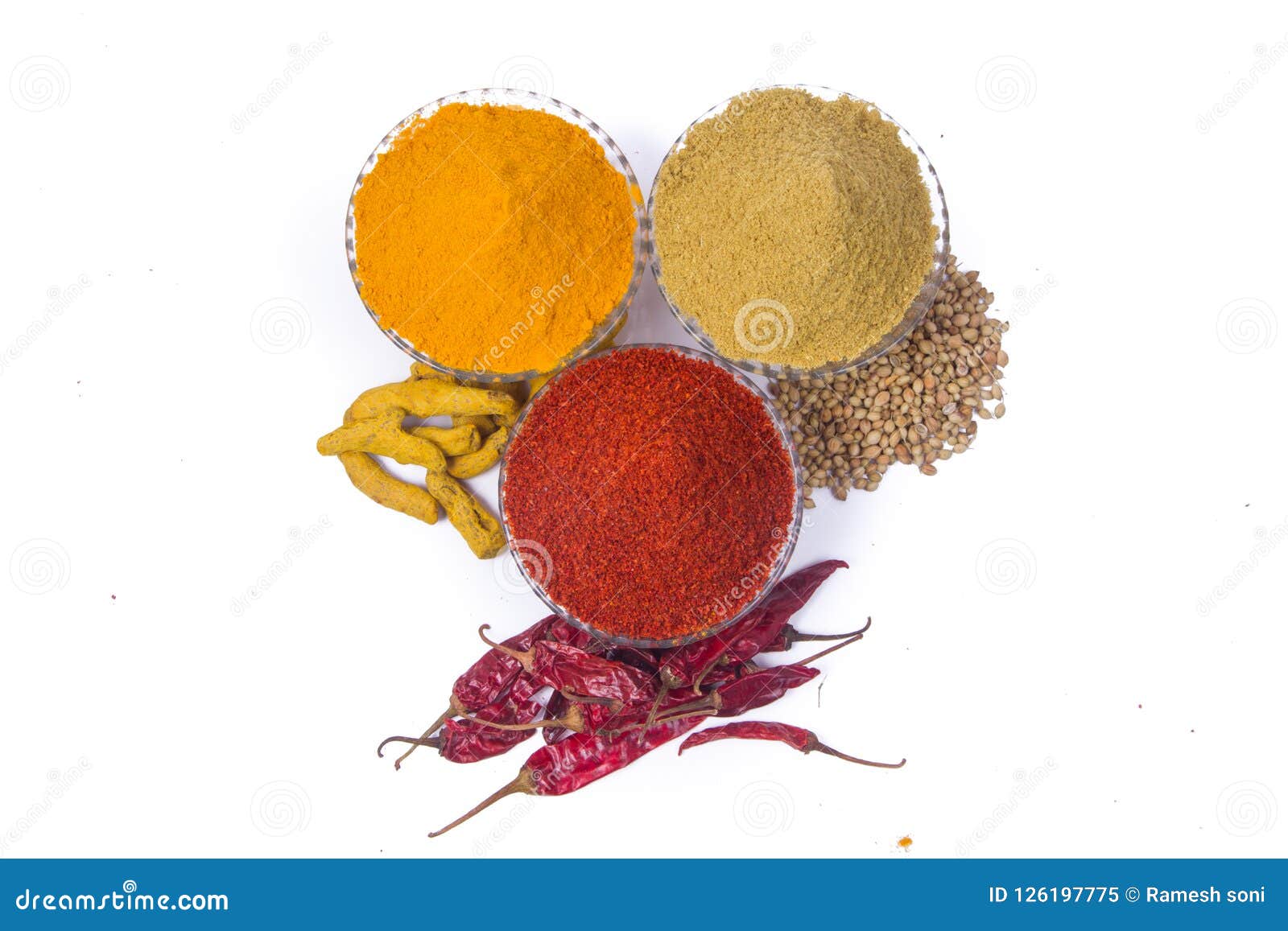 Indian powder isolated. stock image. Image of aroma - 126197775