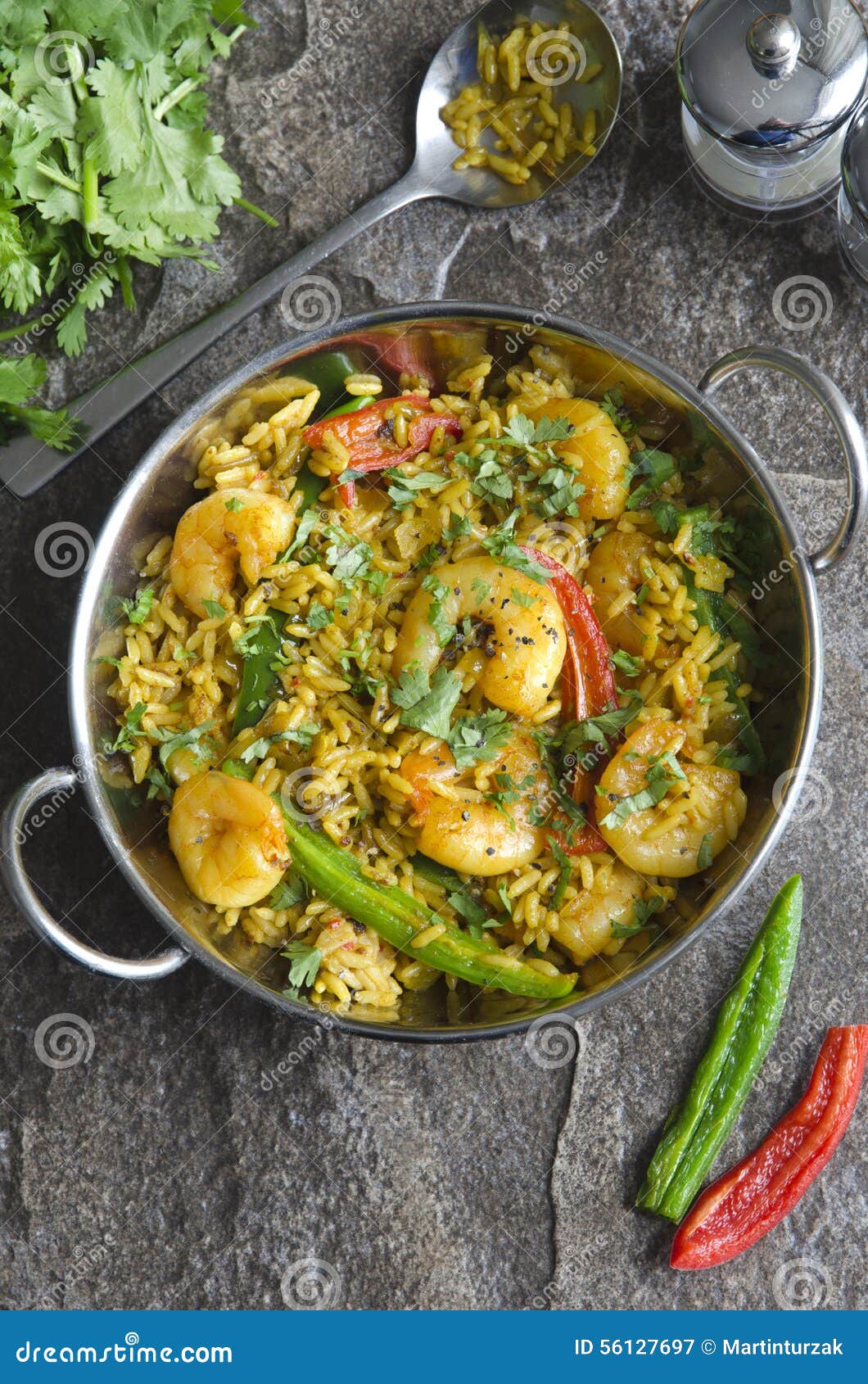 Indian prawn curry stock image. Image of lunch, balti - 56127697