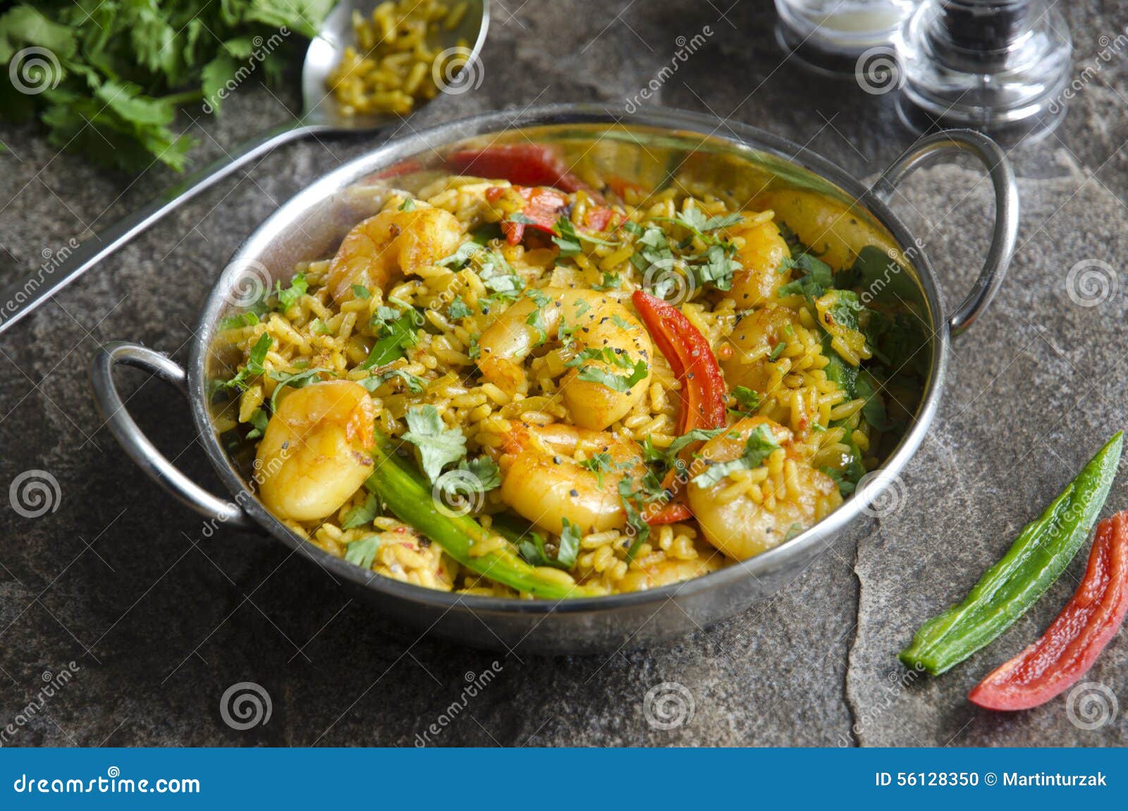 Indian prawn curry stock photo. Image of chilli, pepper - 56128350