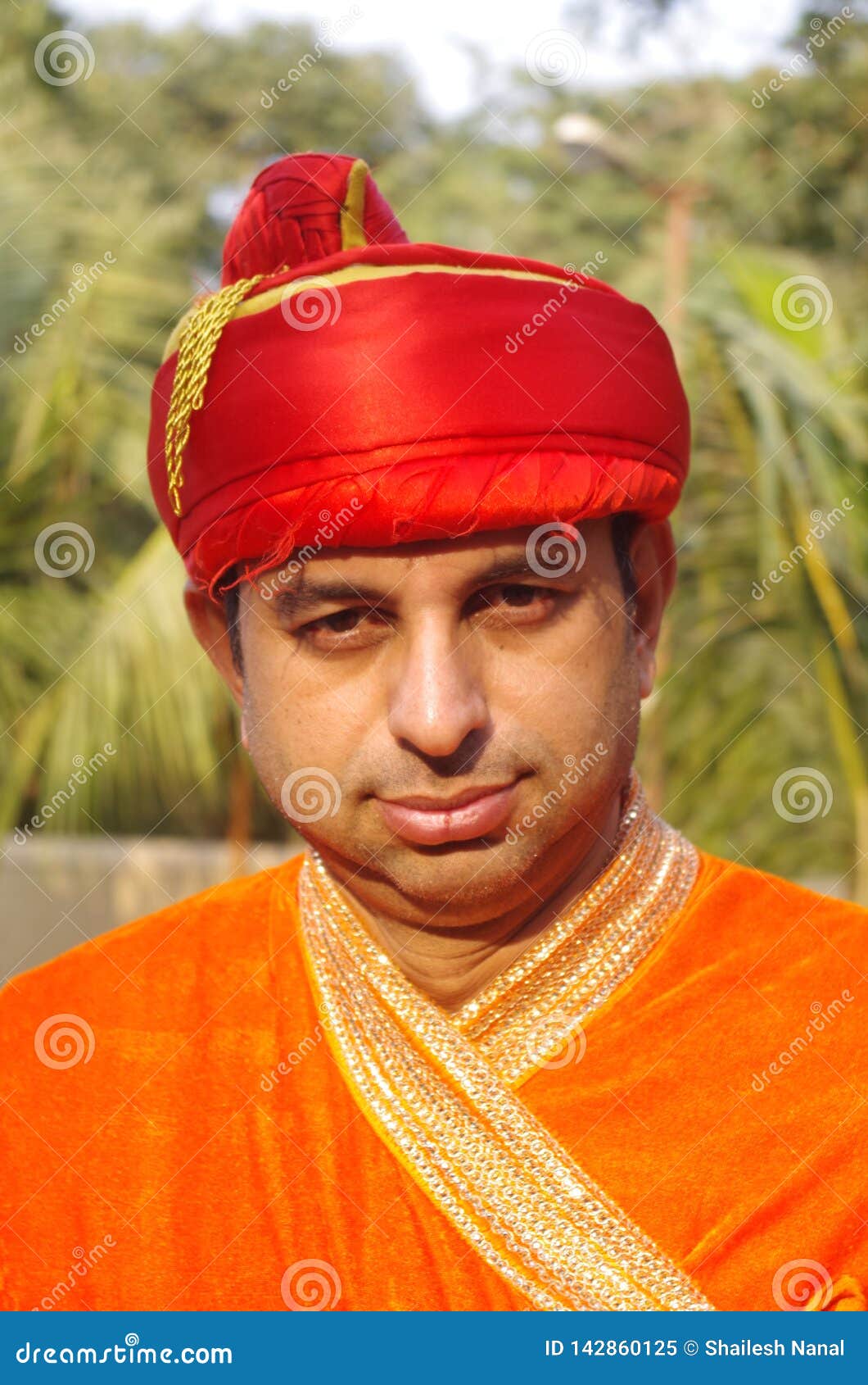Indian Prince stock image. Image of closeup, ethnic - 142860125