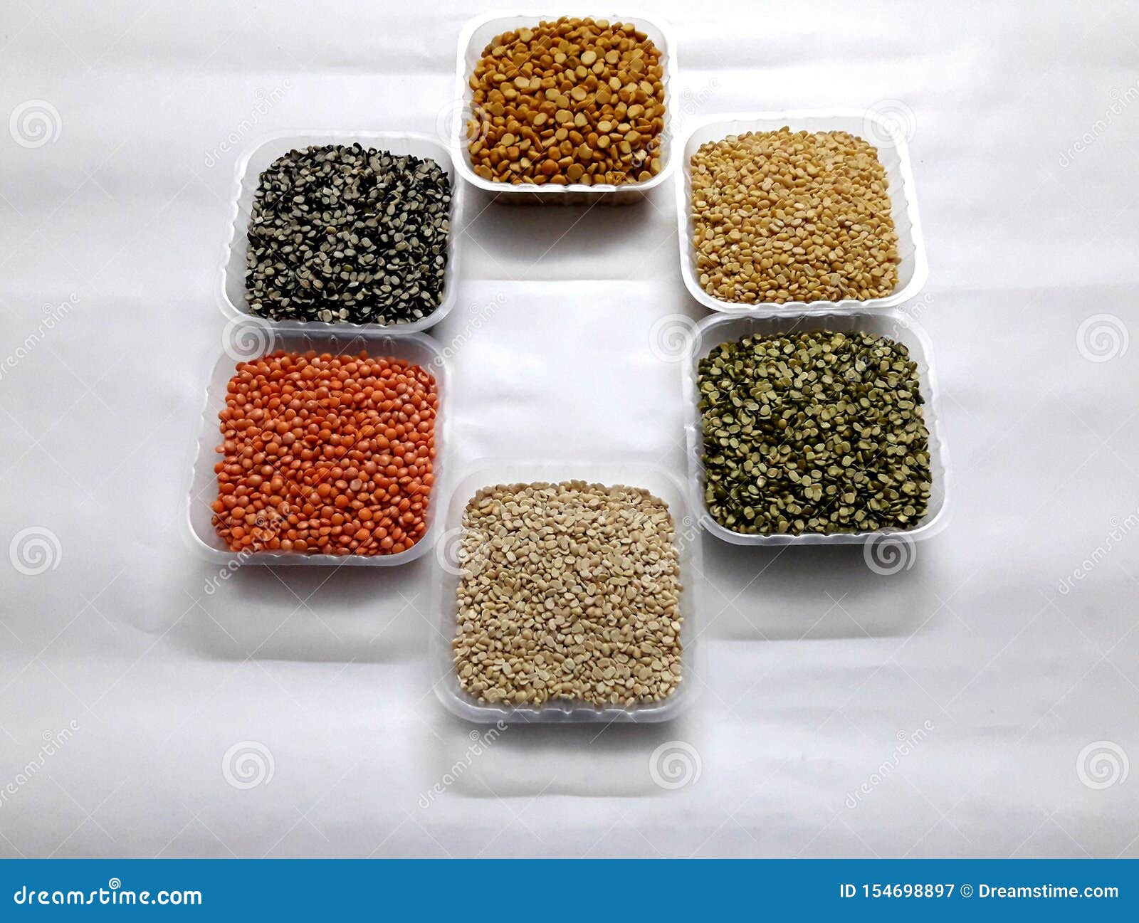 Legumes of India stock image. Image of pulse, split - 154698897