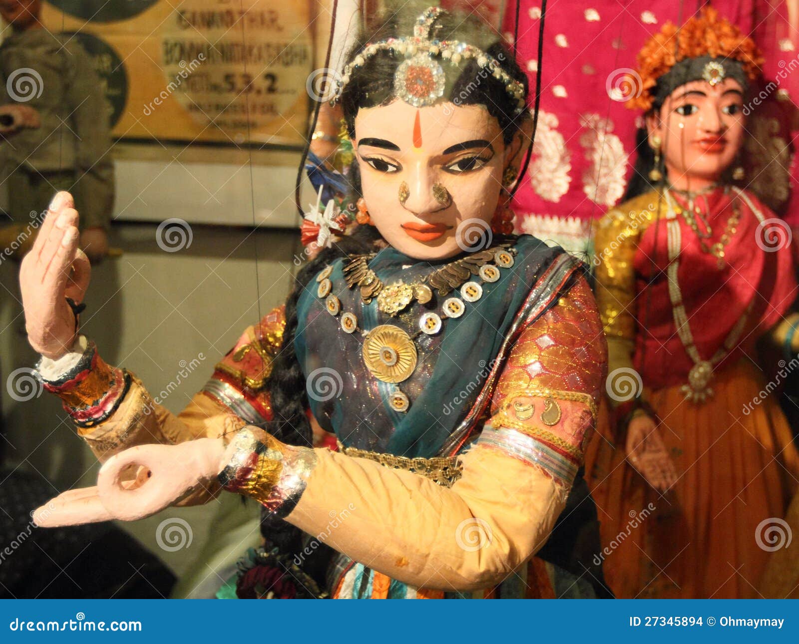 Indian puppet editorial stock image. Image of costumes - 27345894