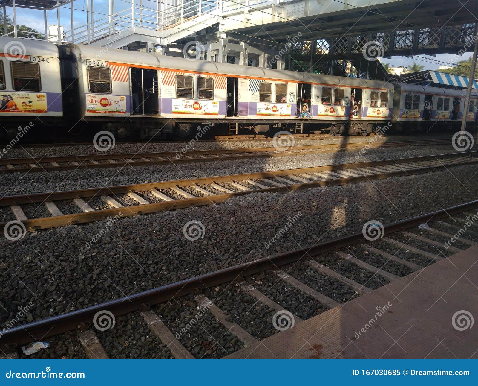 Indian Rail with a Local Passenger Editorial Image - Image of mode ...