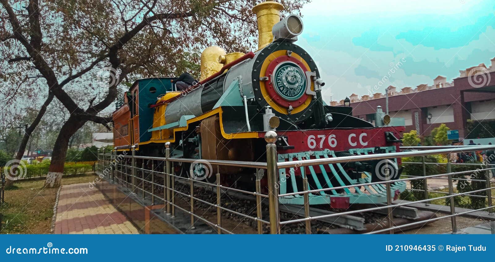 Indian Railway Engine.. Editorial Photo | CartoonDealer.com #210946435