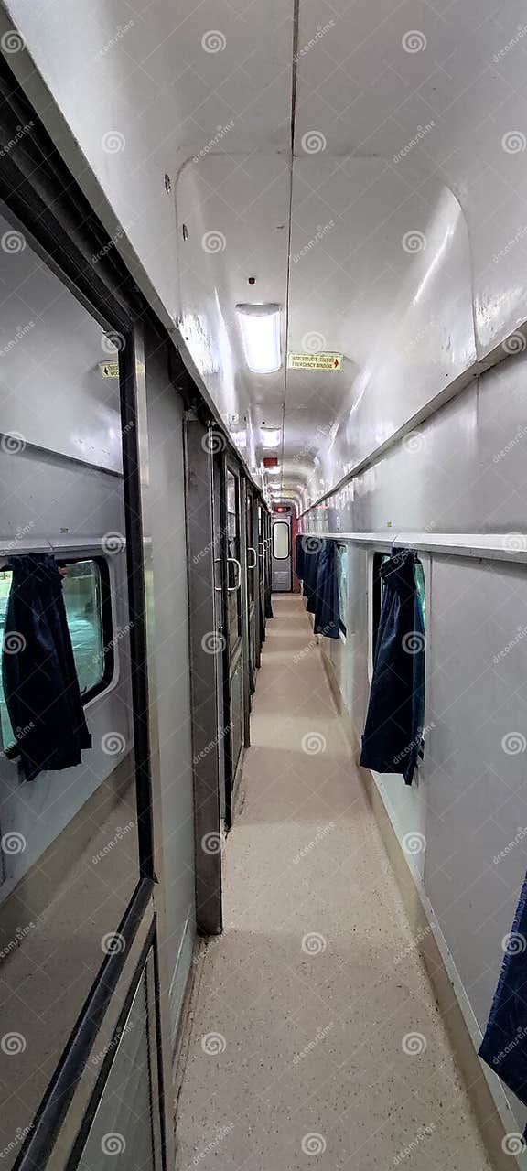 Indian Railway First Class Coach Stock Image - Image of clothing ...