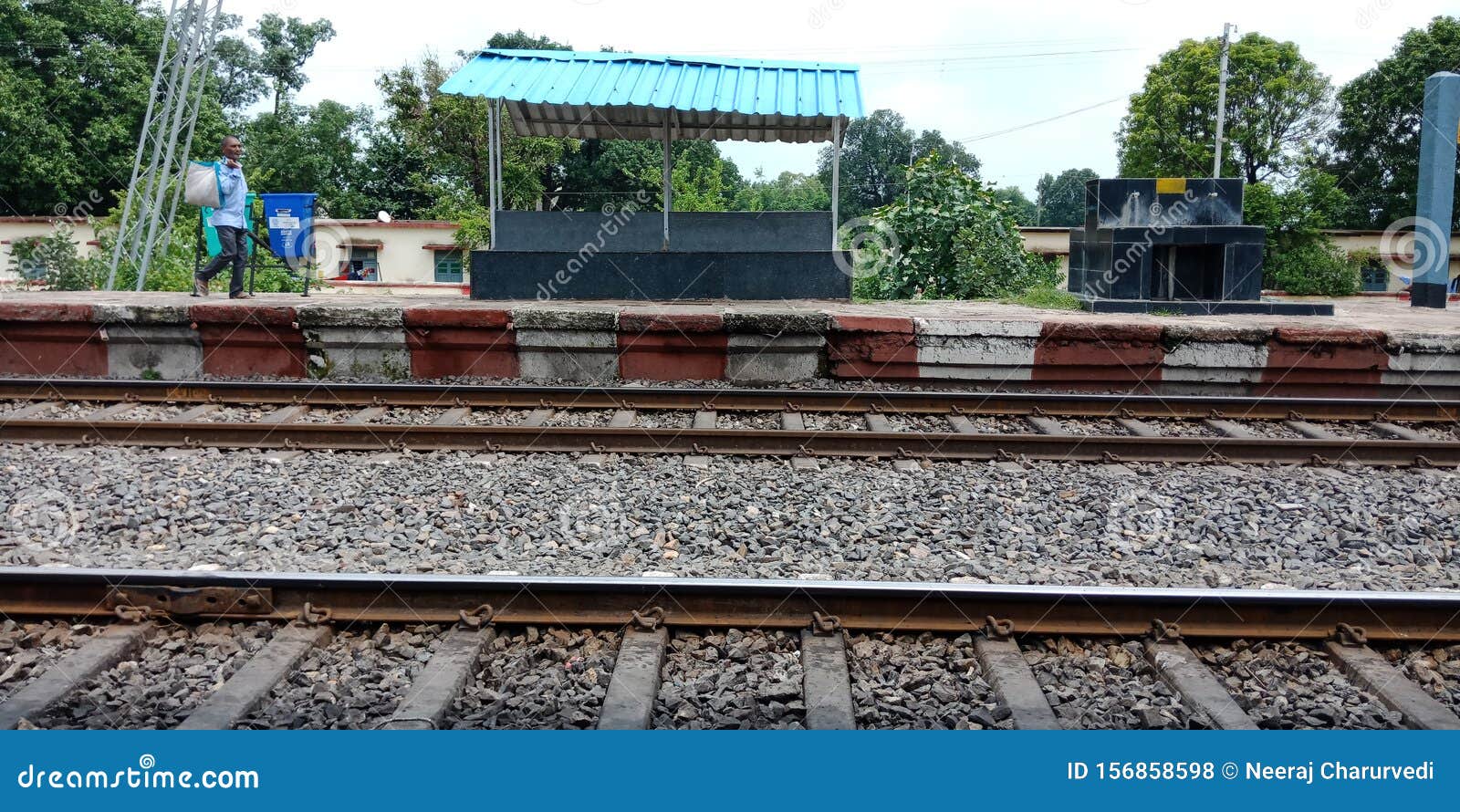 Indian Railway Root Isolated Editorial Stock Photo - Image of rush ...